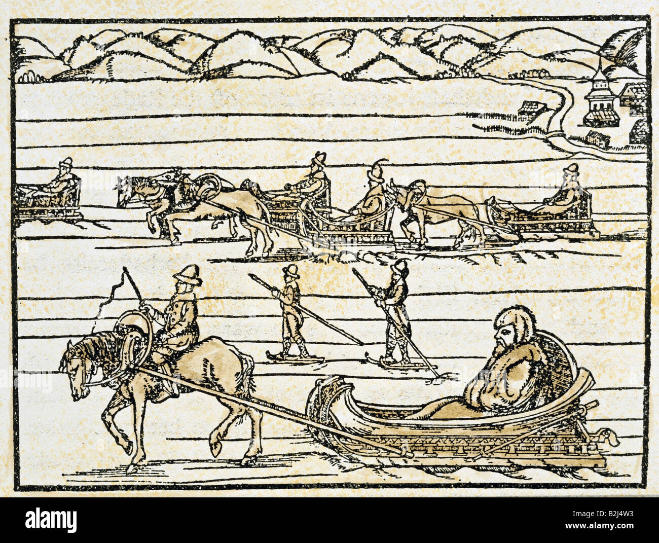 Sleighs hi-res stock photography and images - Alamy