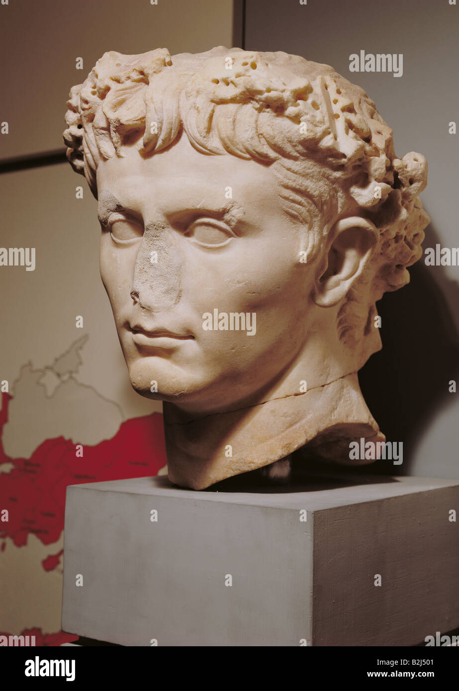 Augustus (Imperator Caesar Augustus), 23.9.63 BC - 19.8.14 AD, Roman ...