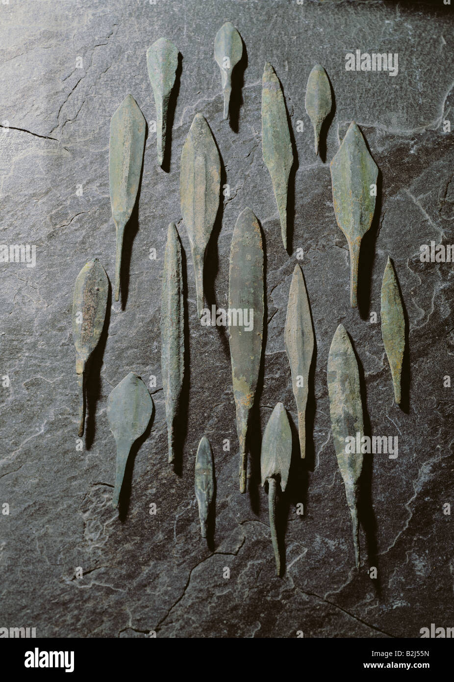 weapons, projectiles, arrows, arrow heads, bronze, Syria, 600 - 400 BC ...