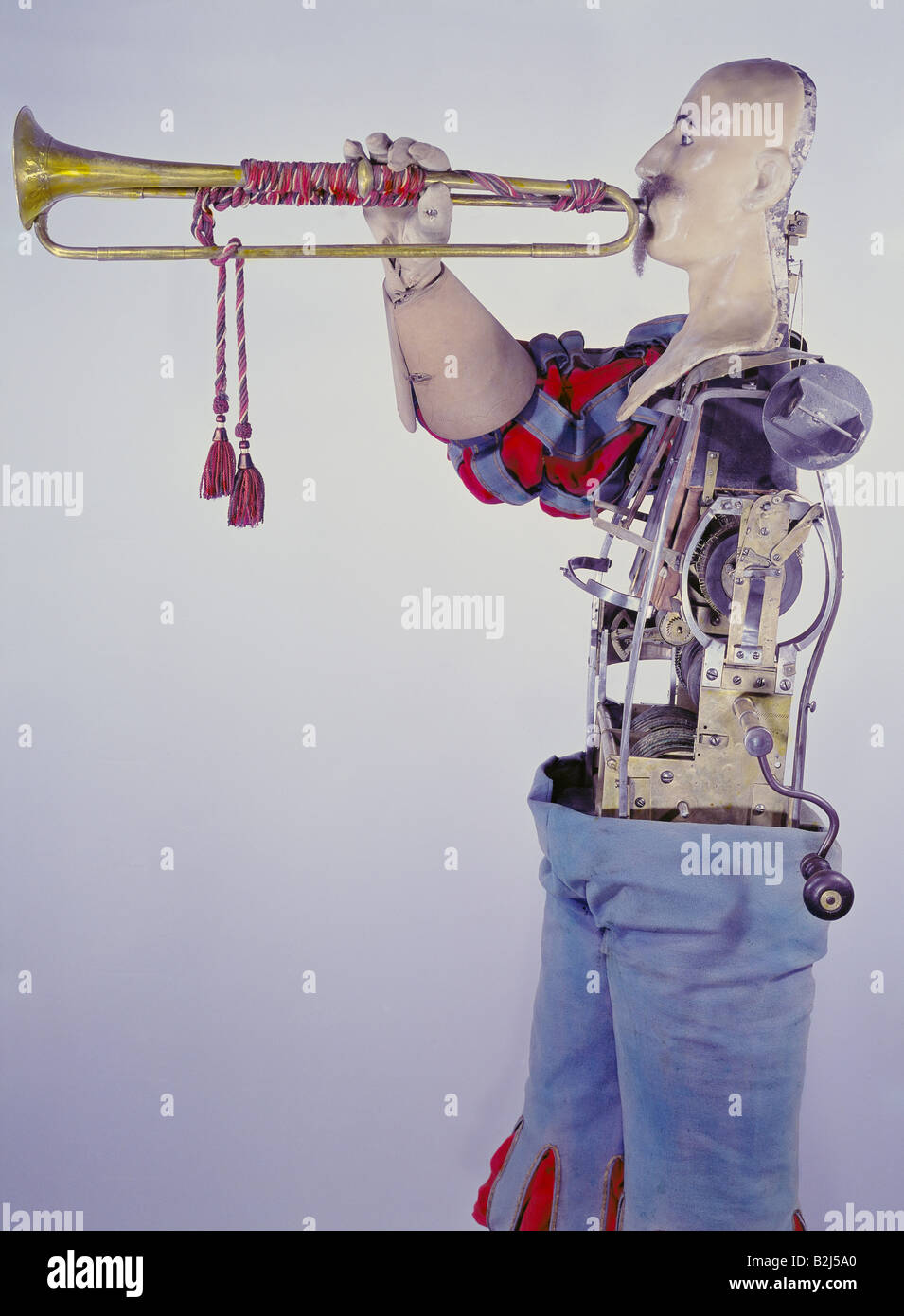 music, musical automates, trumpet player, built by Friedrich Kaufmann ...