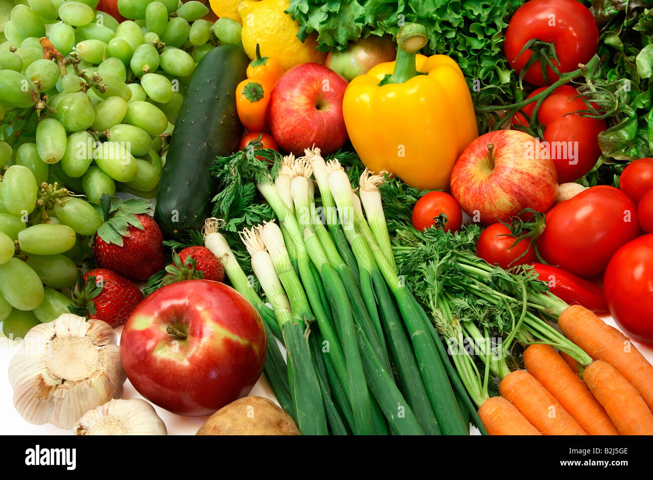 This is a close up of vegetables and fruits Stock Photo - Alamy