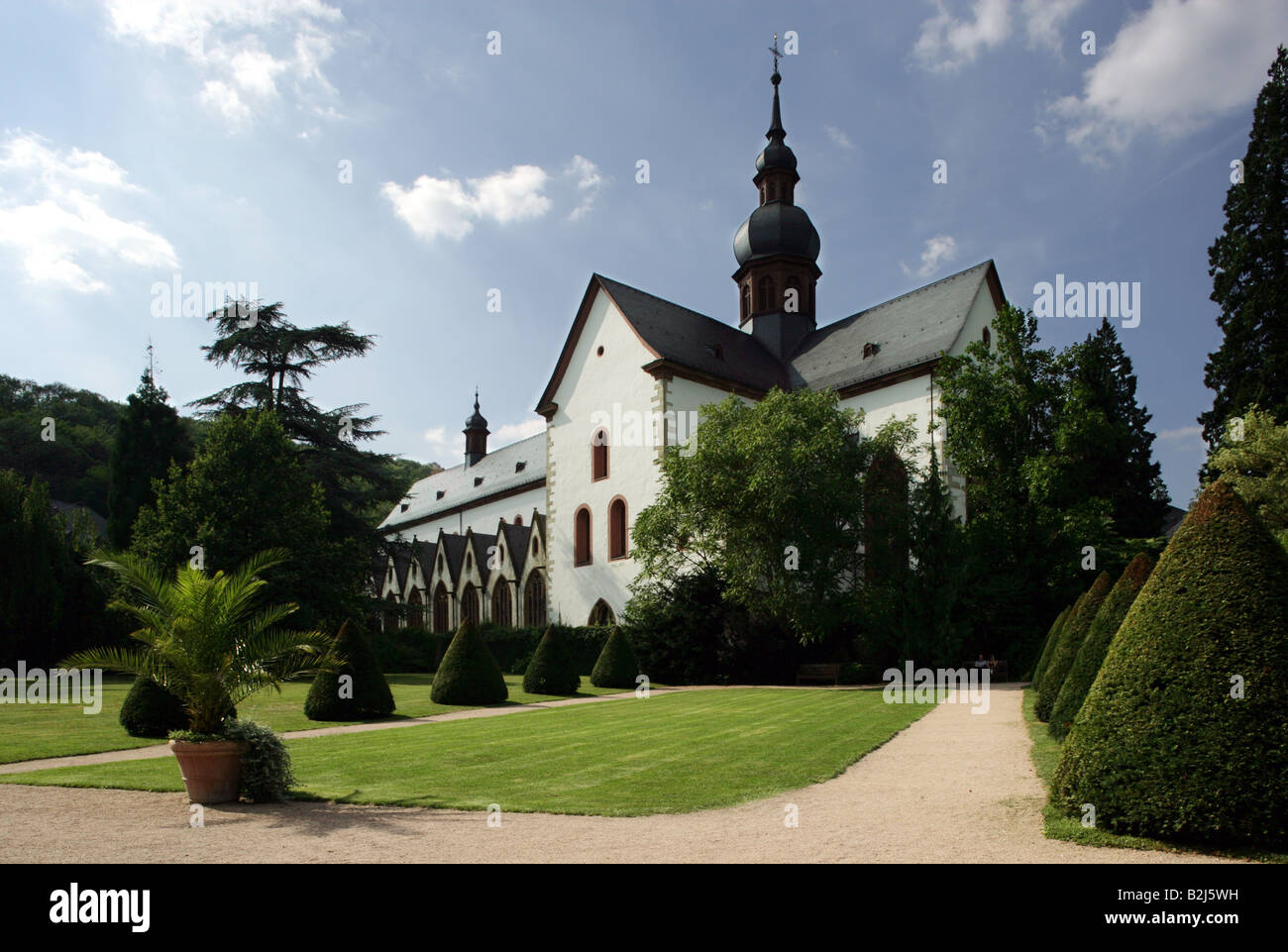 architecture, churches and convents, Germany, Hesse, convent Eberbach ...