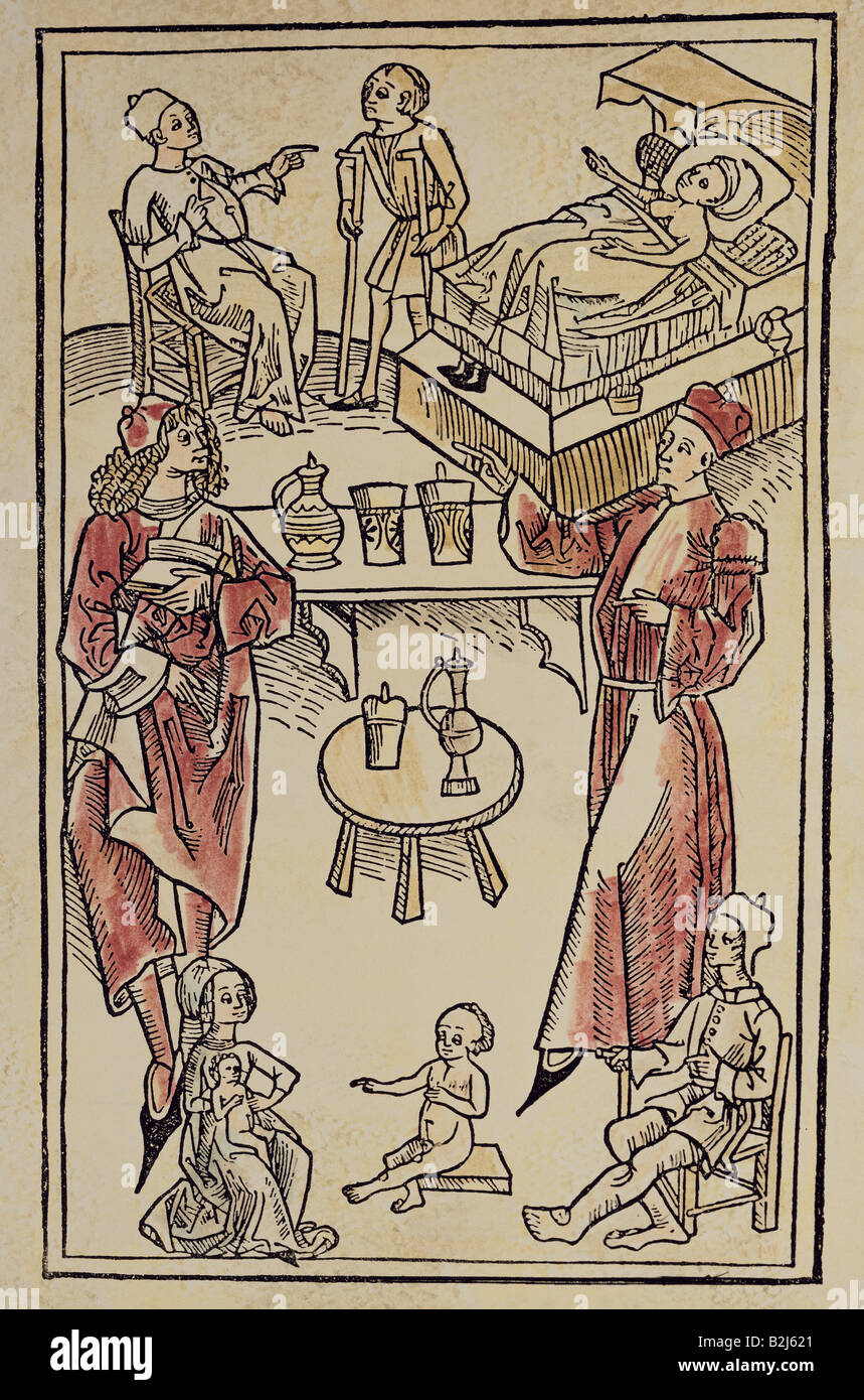 Medieval physicians hi-res stock photography and images - Alamy