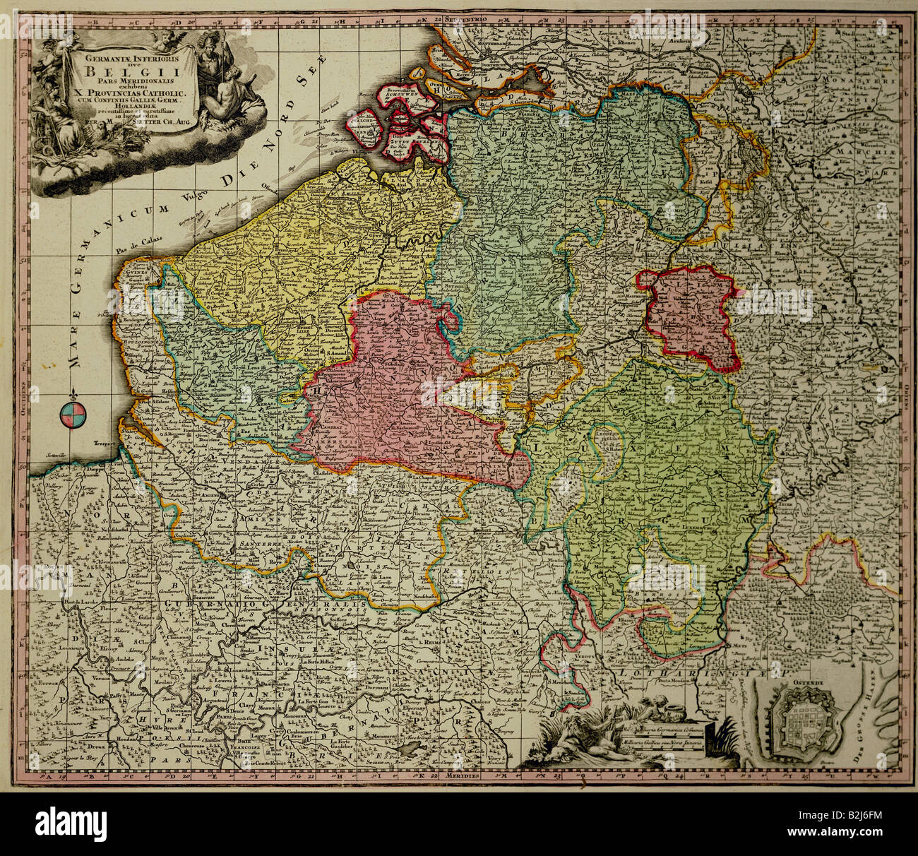 Map of vienna 18th century hi-res stock photography and images - Alamy