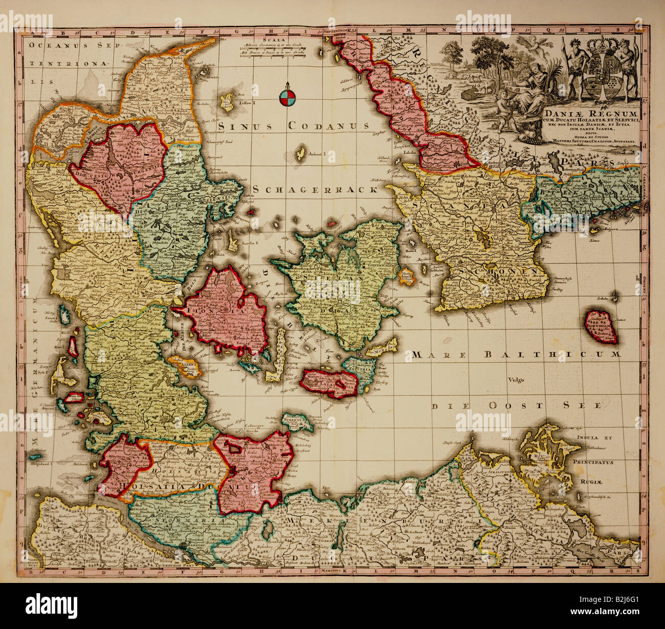 Maps of denmark hi-res stock photography and images - Alamy