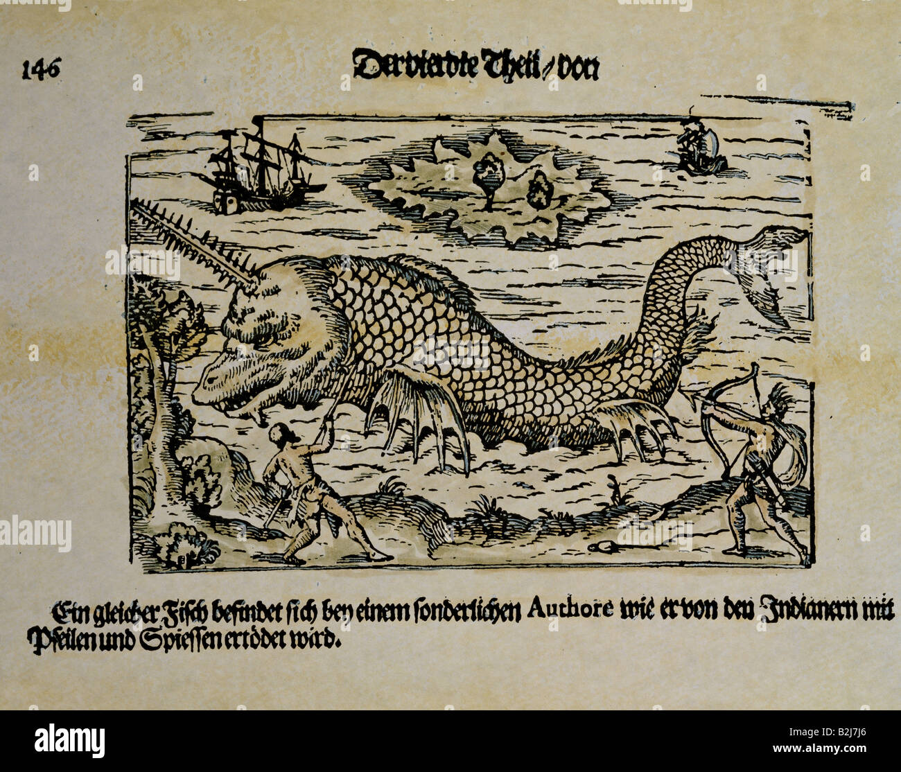 16th century mythical sea monster hi-res stock photography and images ...