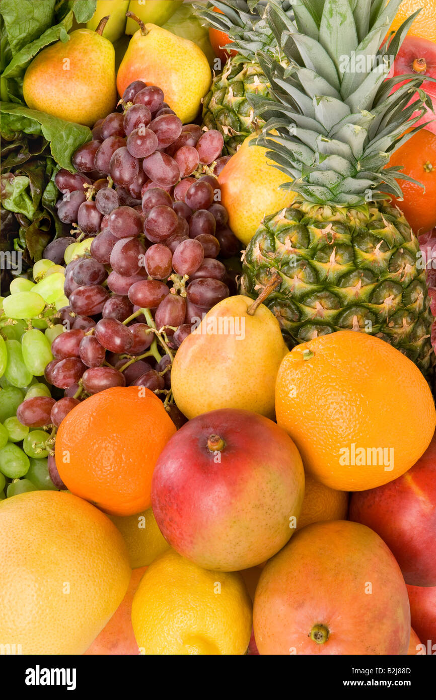 Tropical fruits grapefruit pineapple hi-res stock photography and ...