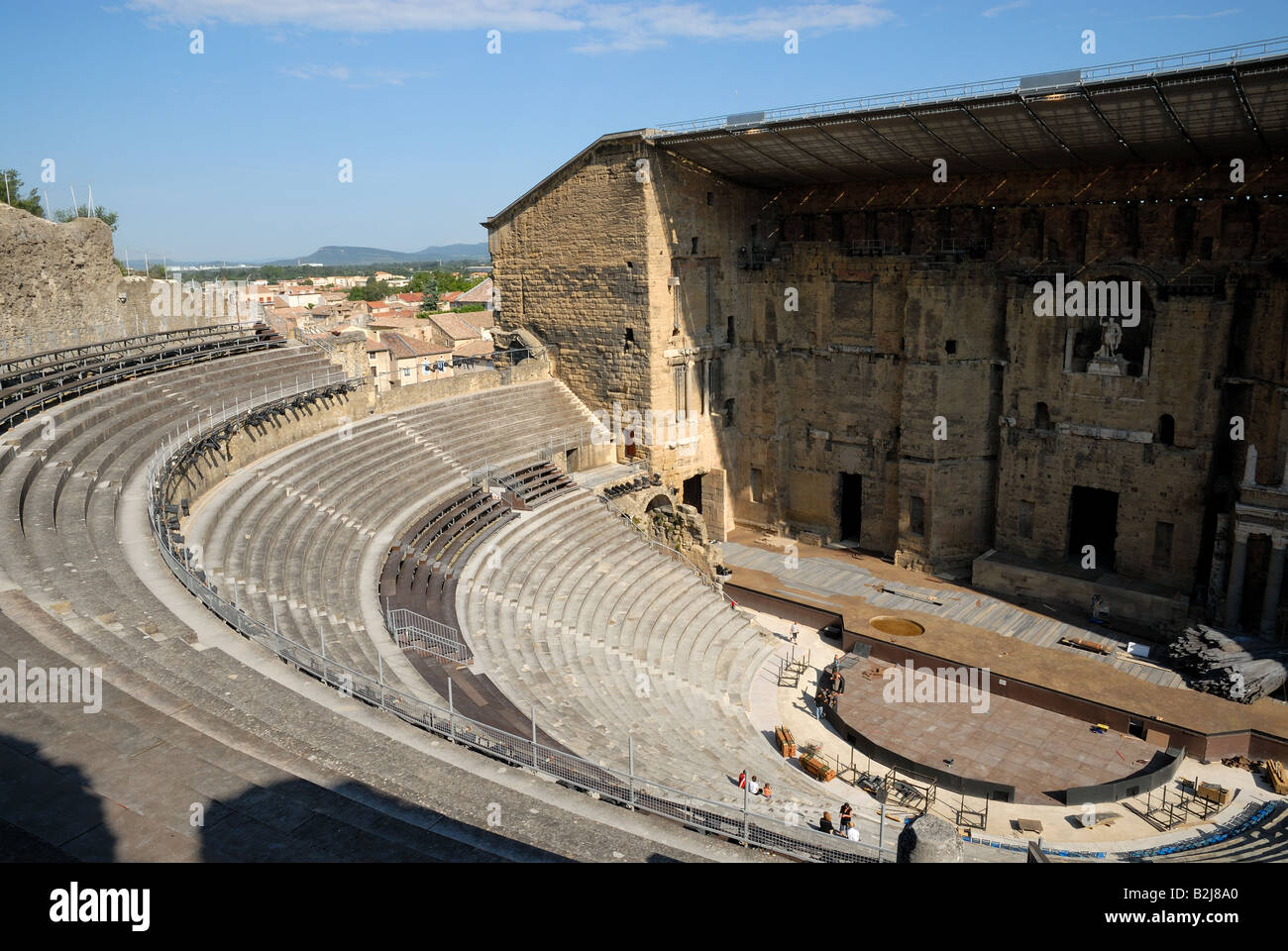 Théâtre antique d'Orange - ancient Roman theater in Orange, southern ...