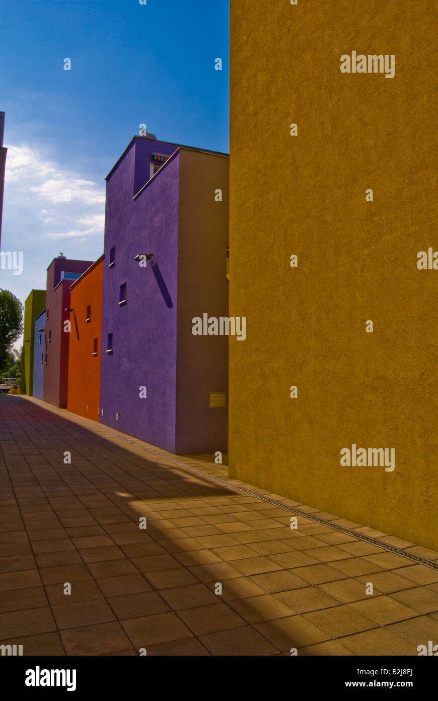 Kabelwerk housing complex Vienna Austria Stock Photo - Alamy