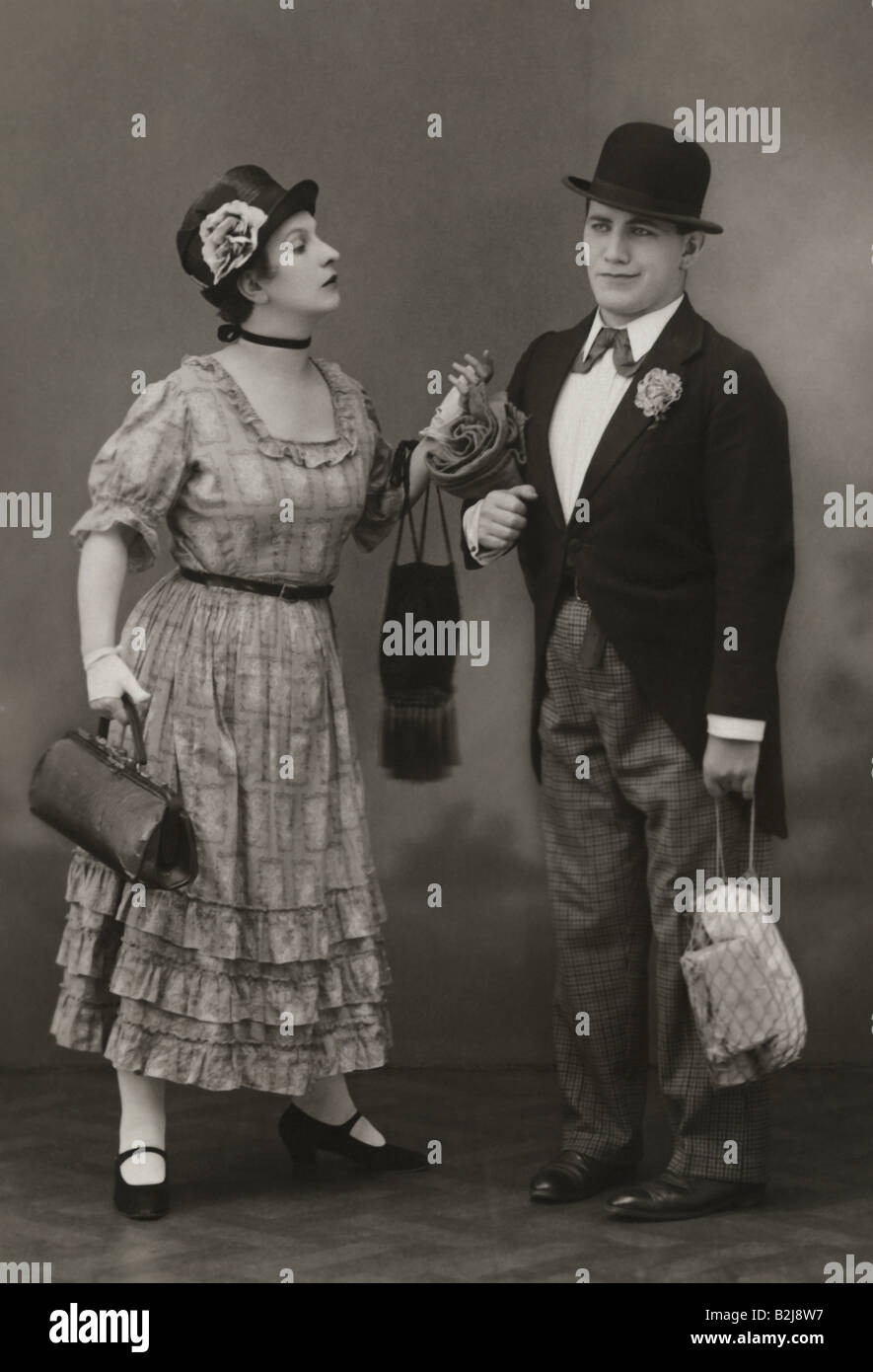 people, couple, 1920s, 20s, 20th century Stock Photo - Alamy