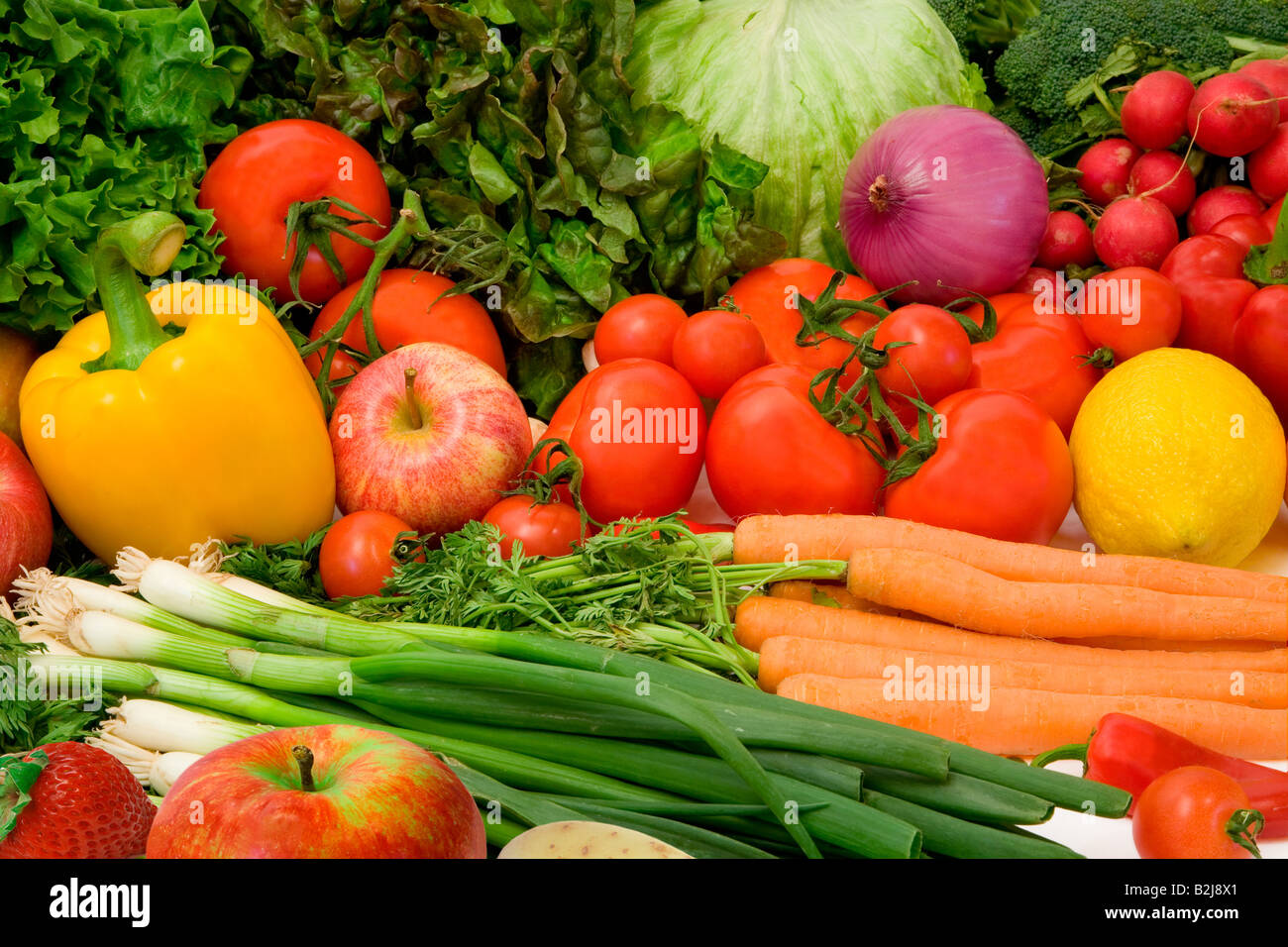 This is a close up of vegetables and fruits Stock Photo - Alamy