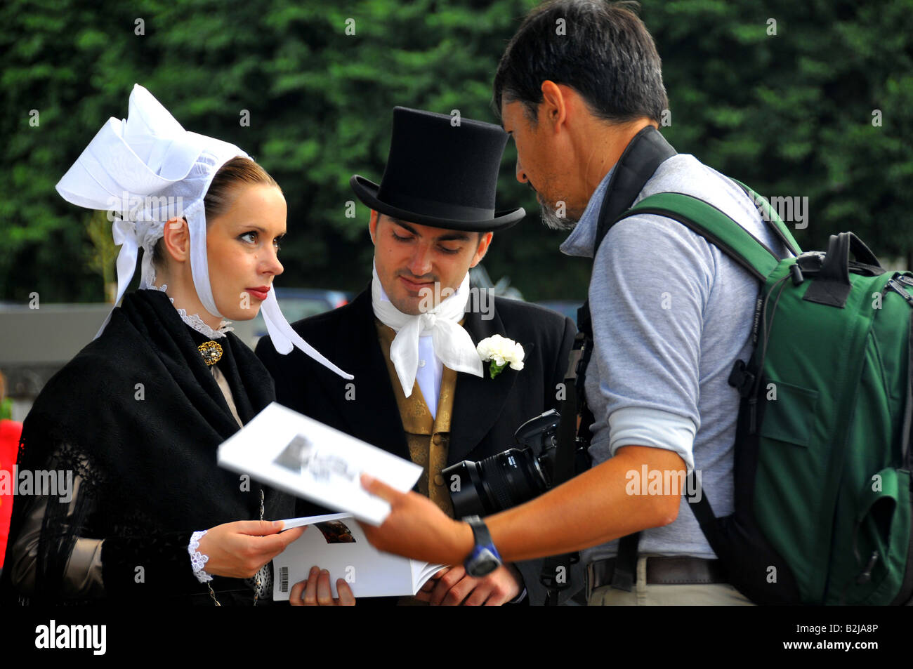 Breton festival in quimper hi-res stock photography and images - Alamy