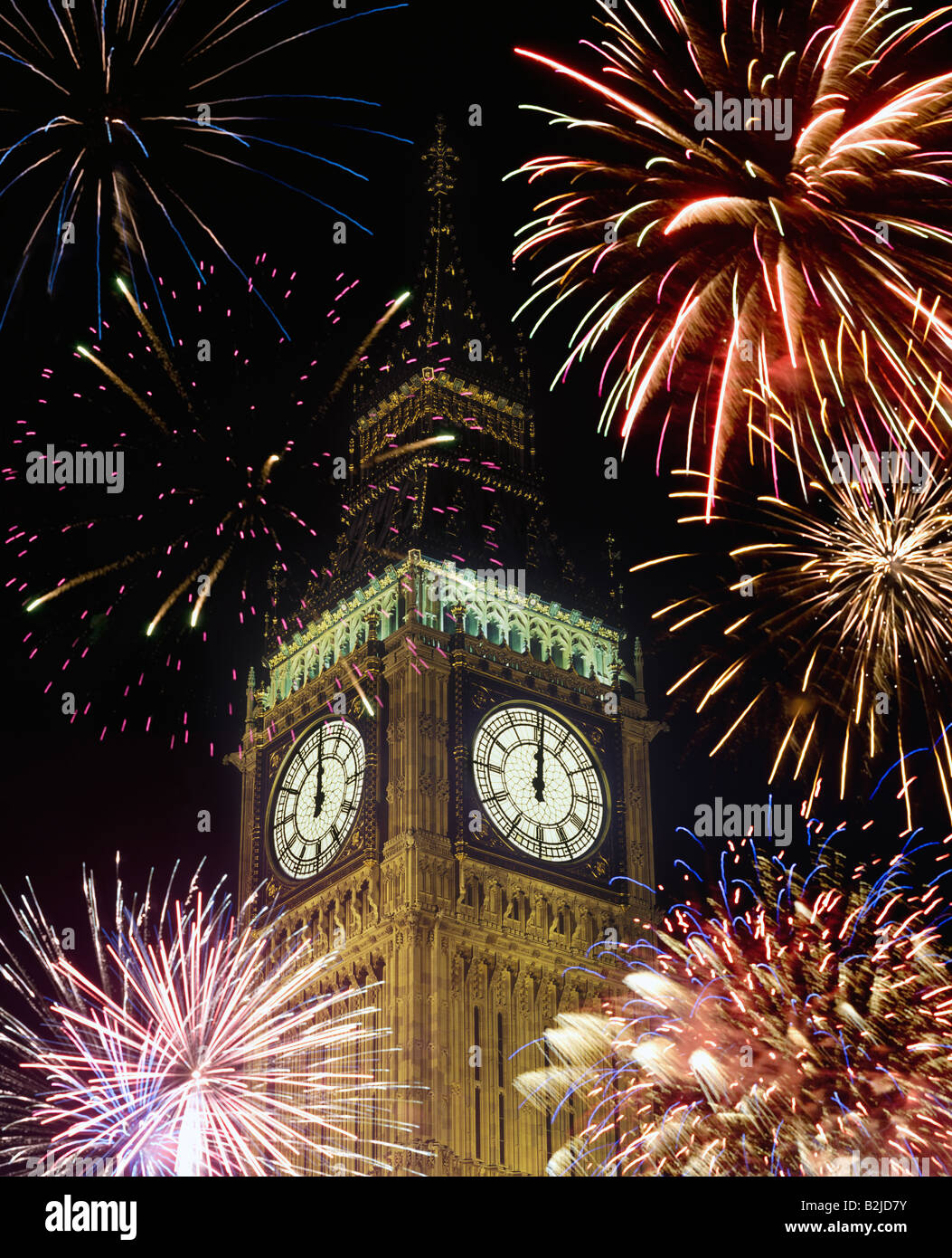 Big ben fireworks hi-res stock photography and images - Alamy