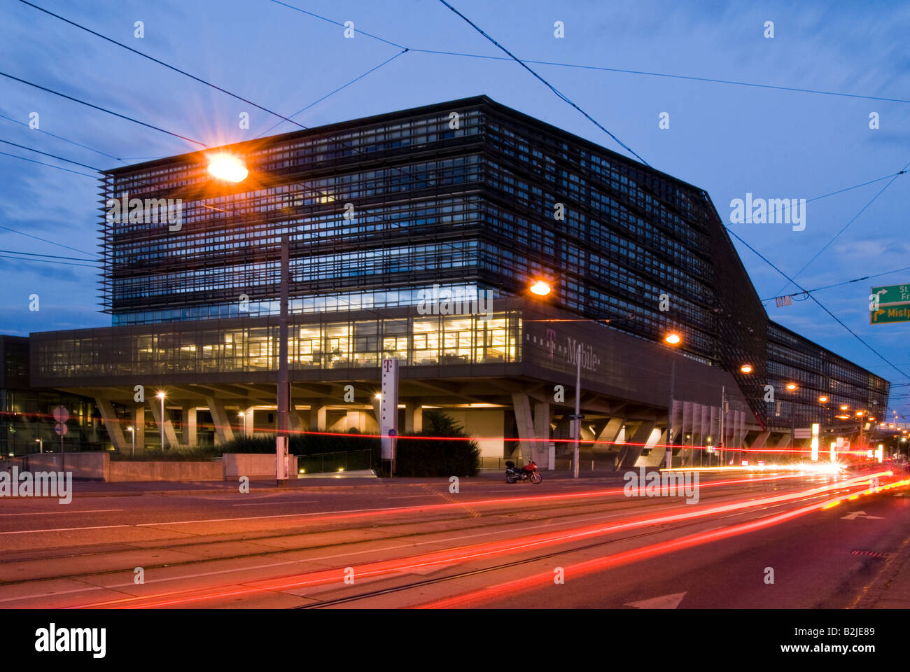 T- Mobile building, Vienna, Austria Stock Photo - Alamy