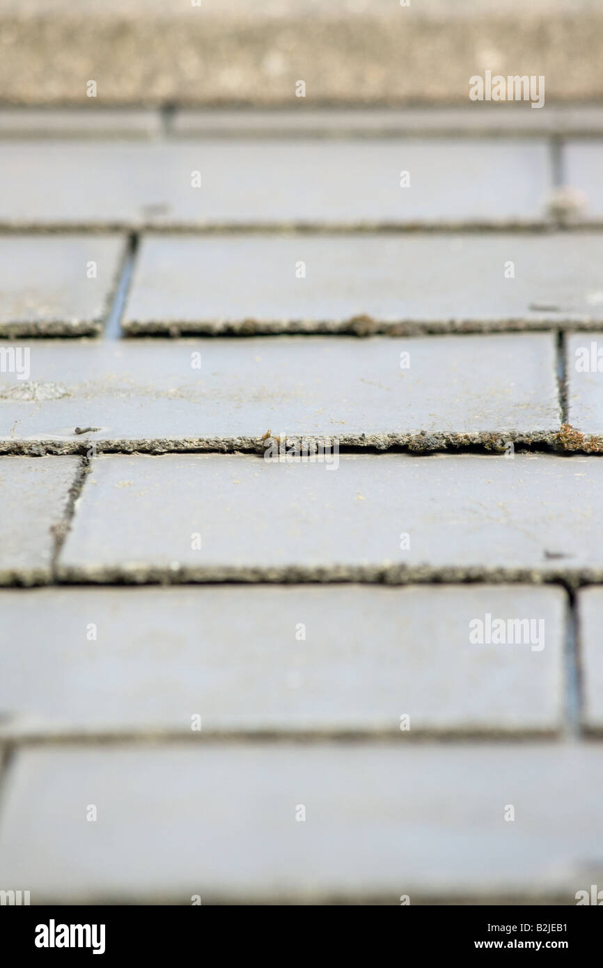 Shallow depth of field roof tiles Stock Photo - Alamy