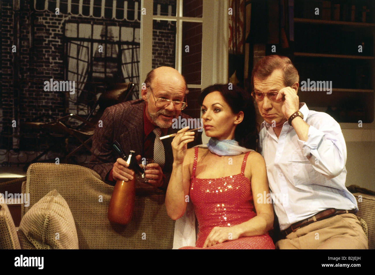 Wolter, Ralf, * 26.11.1926, German actor, half length, with Hansjoerg ...