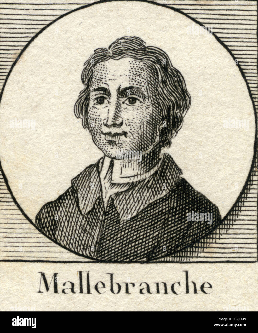 Malebranche, Nicolas de, 6.8.1638 - 13.10.1715, French philosopher ...