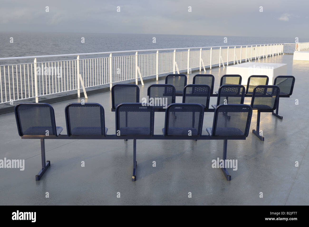 The passenger deck on the Canadian ferry Coastal Renaissance sailing ...