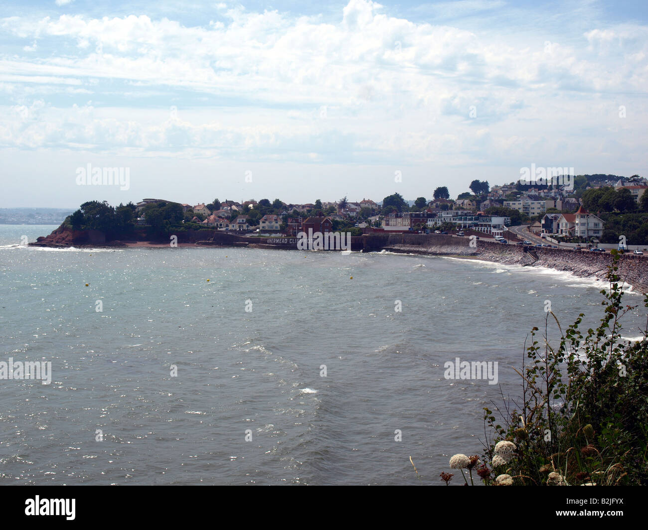 A view of Livermead beach and bay from Corbyn's Head,Torquay,The ...