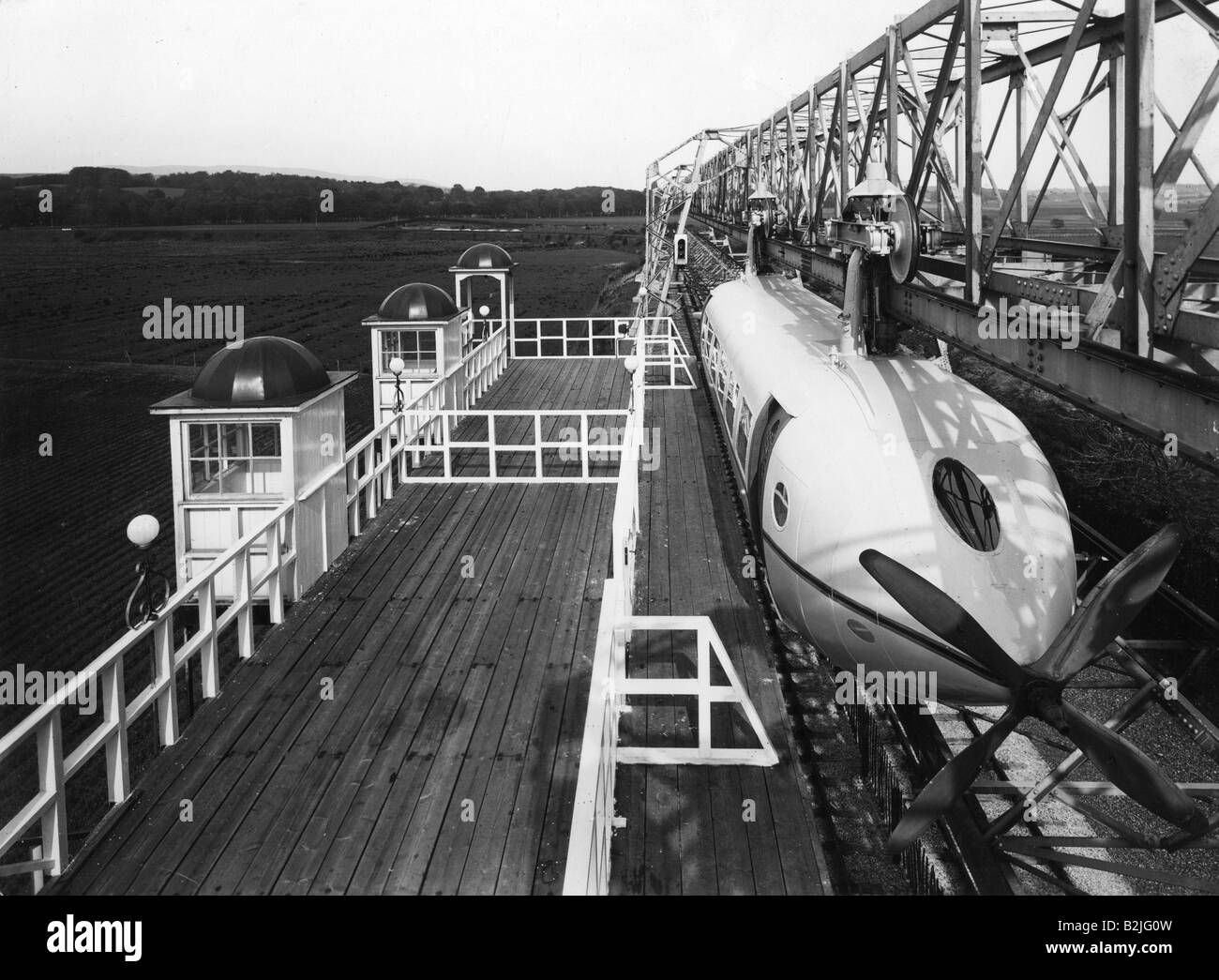 historic, transport / transportation, railway, route, test road for the ...
