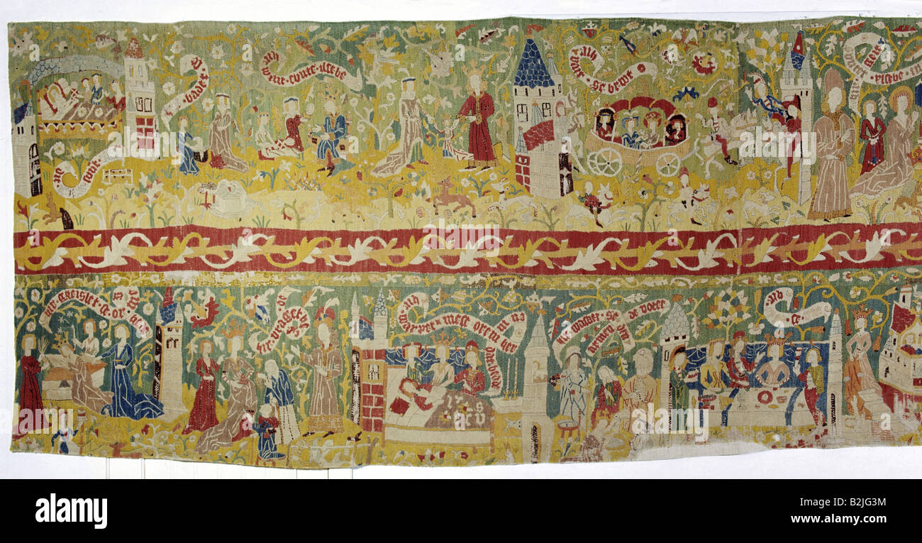 15th century tapestry hi-res stock photography and images - Alamy