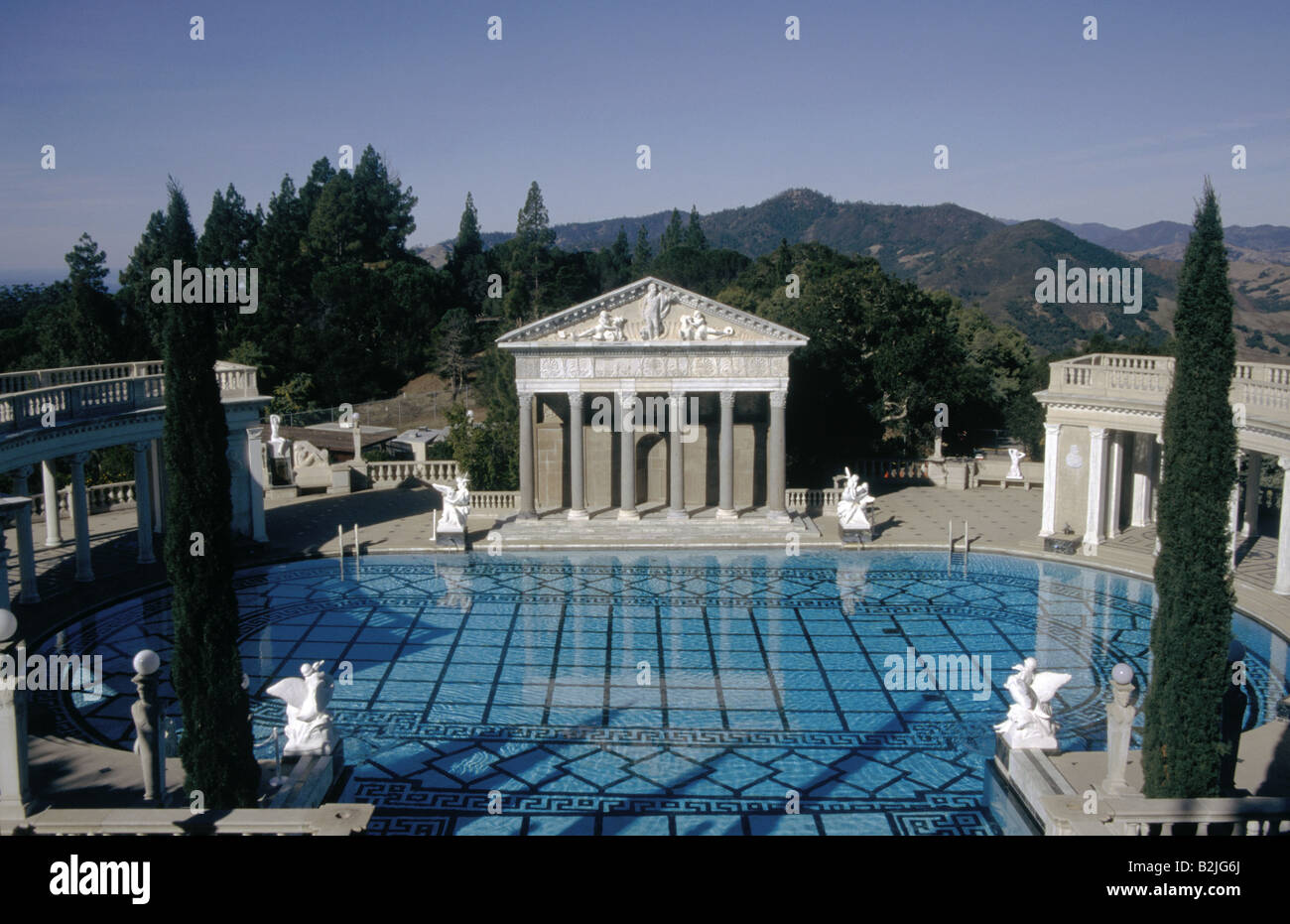 William Randolph HearstÕs castle Neptune Pool Greek-style pool Neo ...