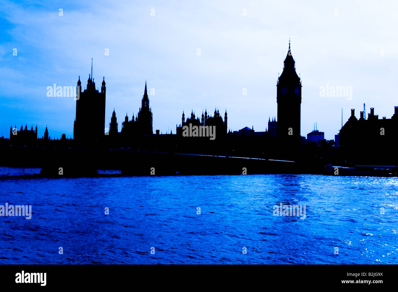 Peter Pan London Skyline Silhouette