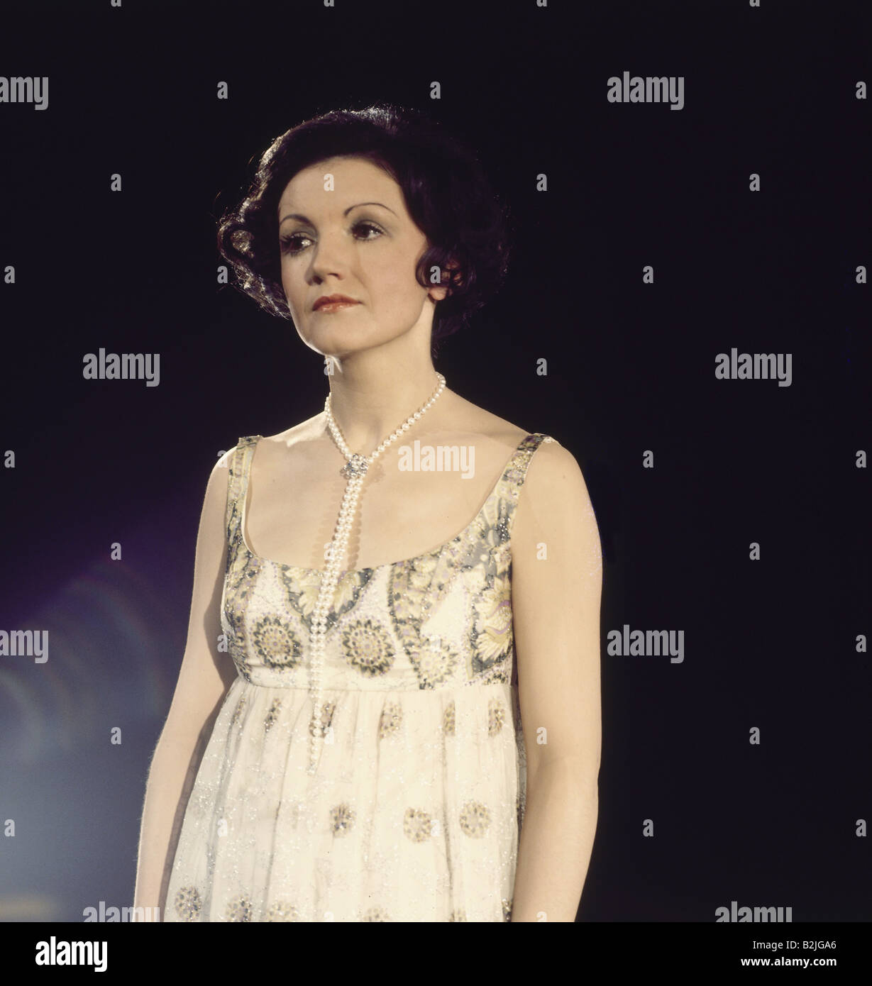 Lehmann, Charlotte, * 1938, German singer (soprano), half length, 1970s ...