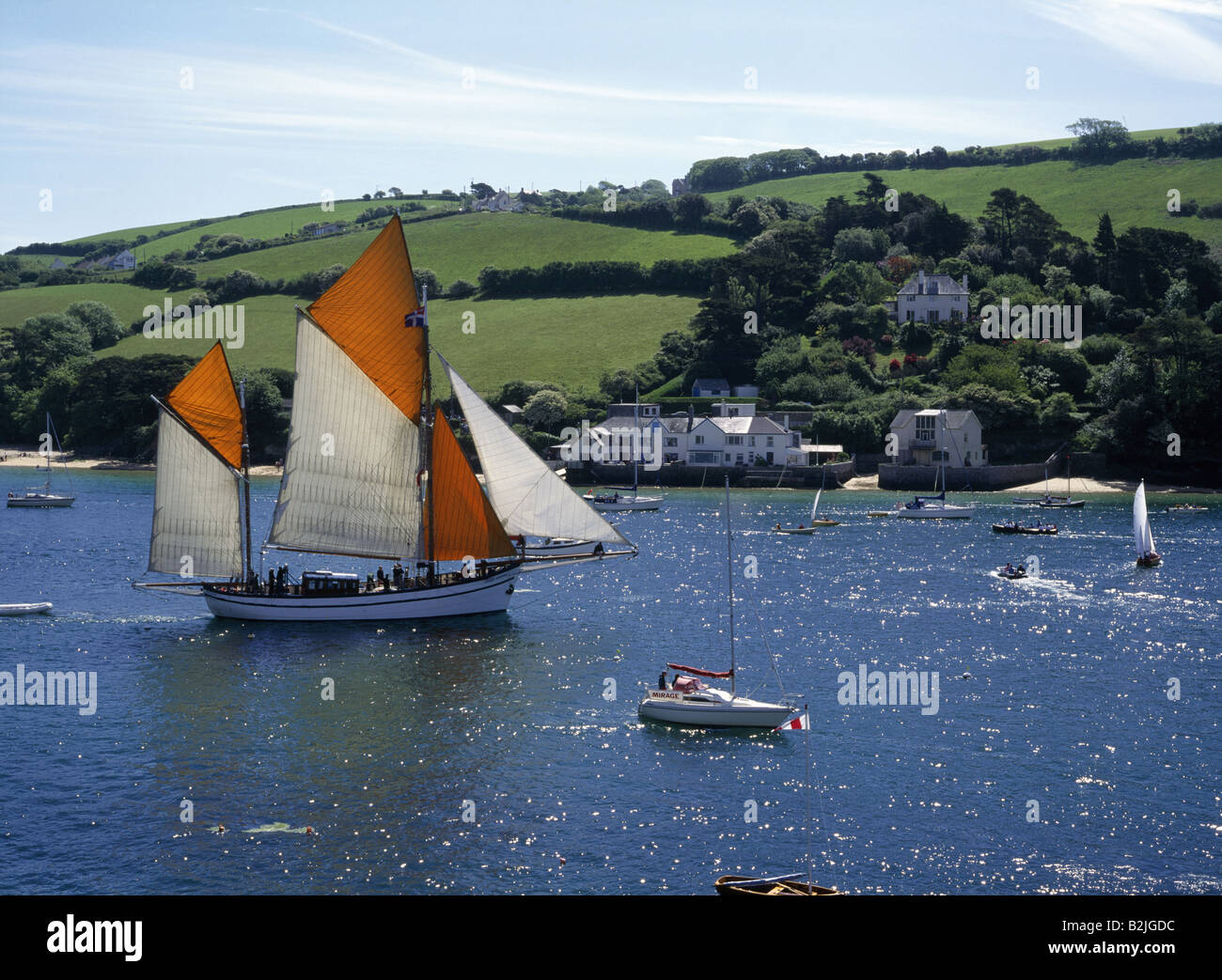 Kingsbridge Estuary, also known as Salcombe Estuary is popular for ...