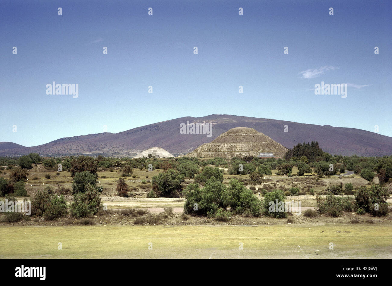 geography / travel, Mexico, Teotihuacan, Aztecs town, city view ...