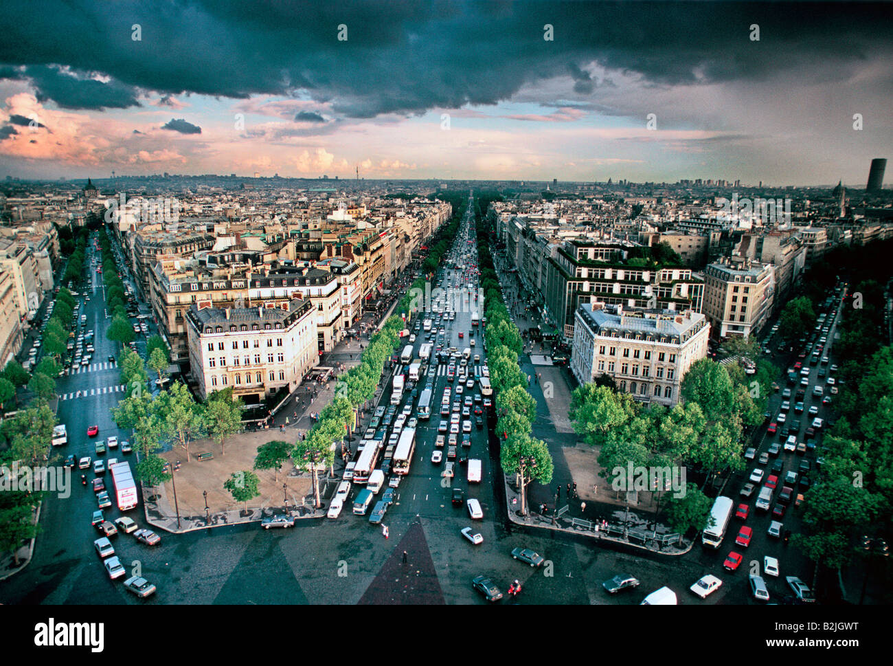 cityscape of paris france Stock Photo - Alamy