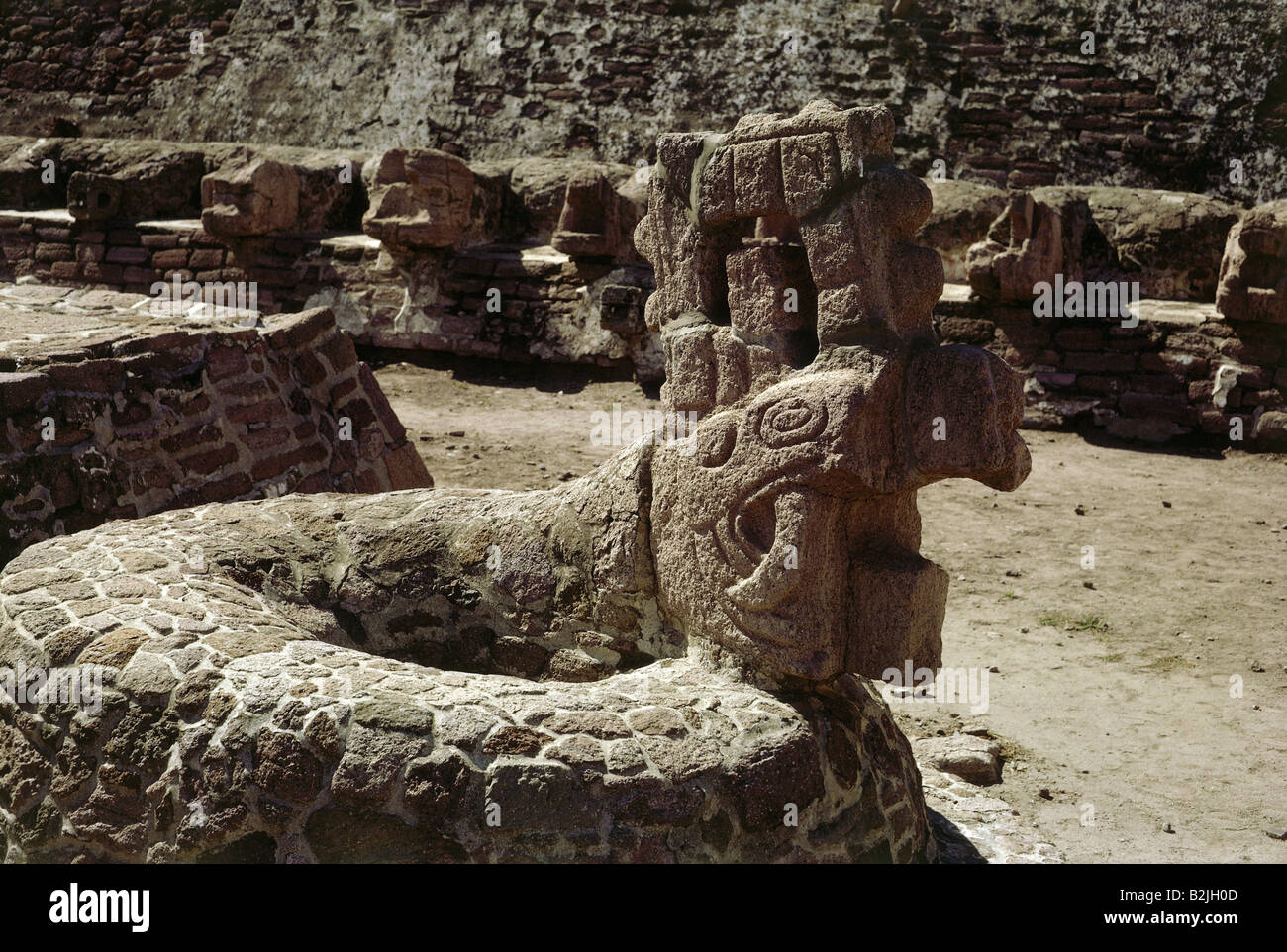 geography / travel, Mexico, Tlalnepantla, temple, pyramid of Tenayuca ...
