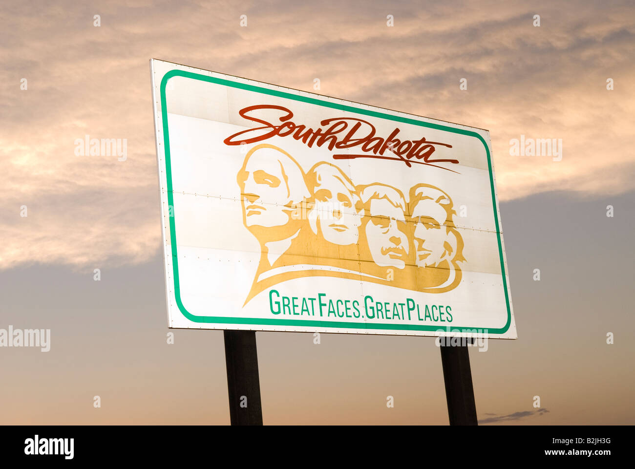 South dakota welcome sign hi-res stock photography and images - Alamy