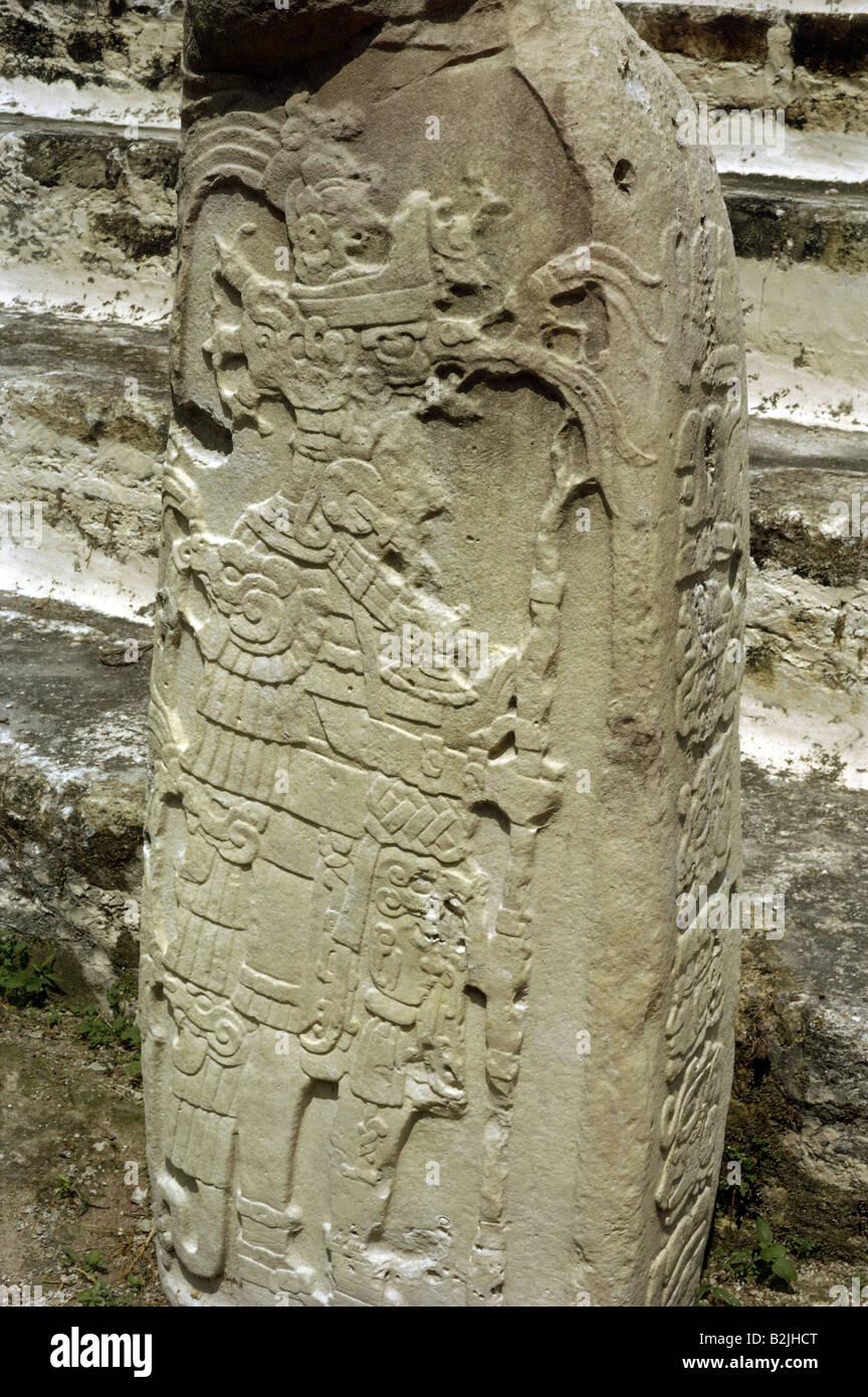 Tikal stela hi-res stock photography and images - Alamy