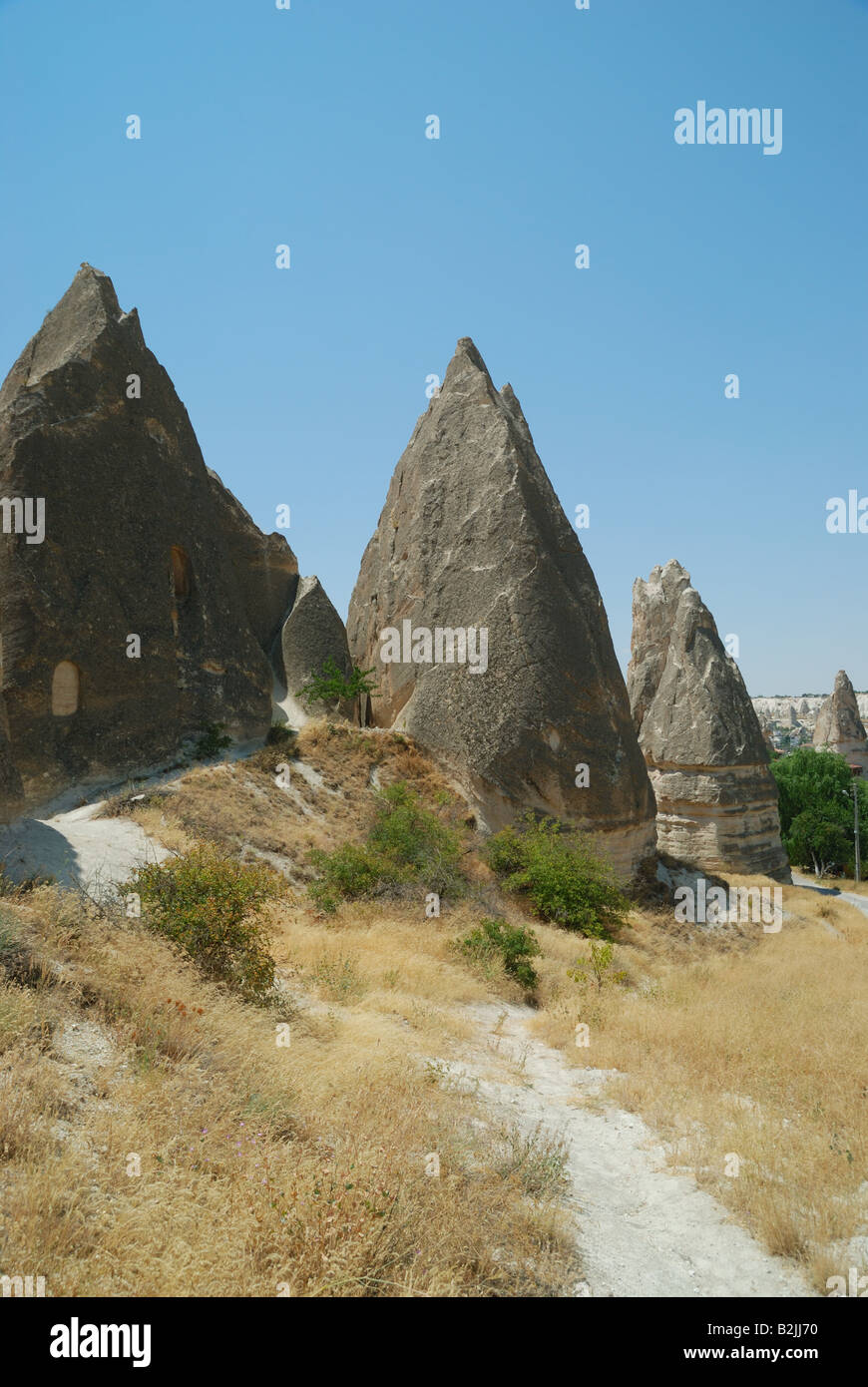 Landscape of Cappadocia Stock Photo - Alamy
