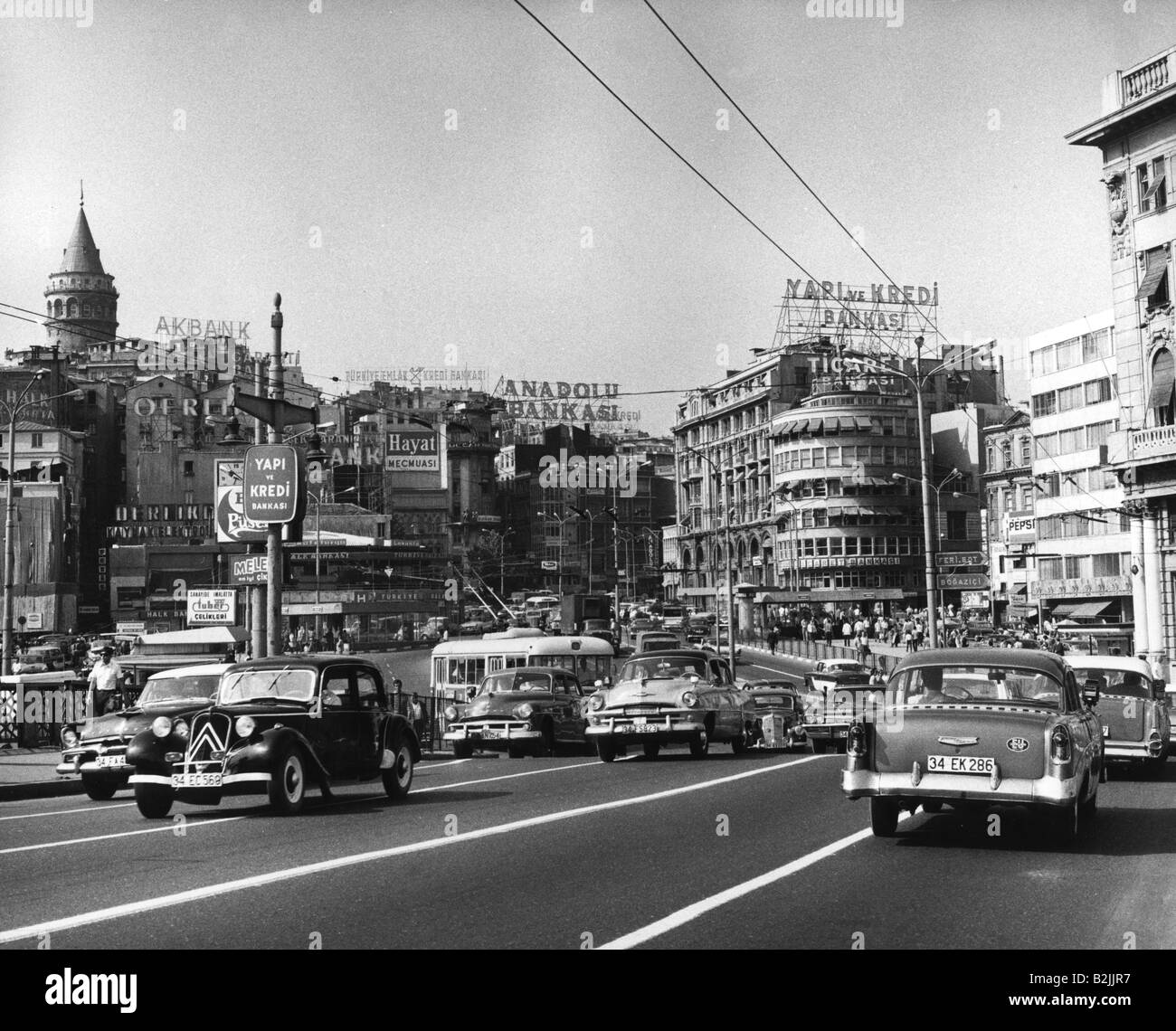 geography / travel, Turkey, Istanbul, street scenes, circa 1960s Stock ...