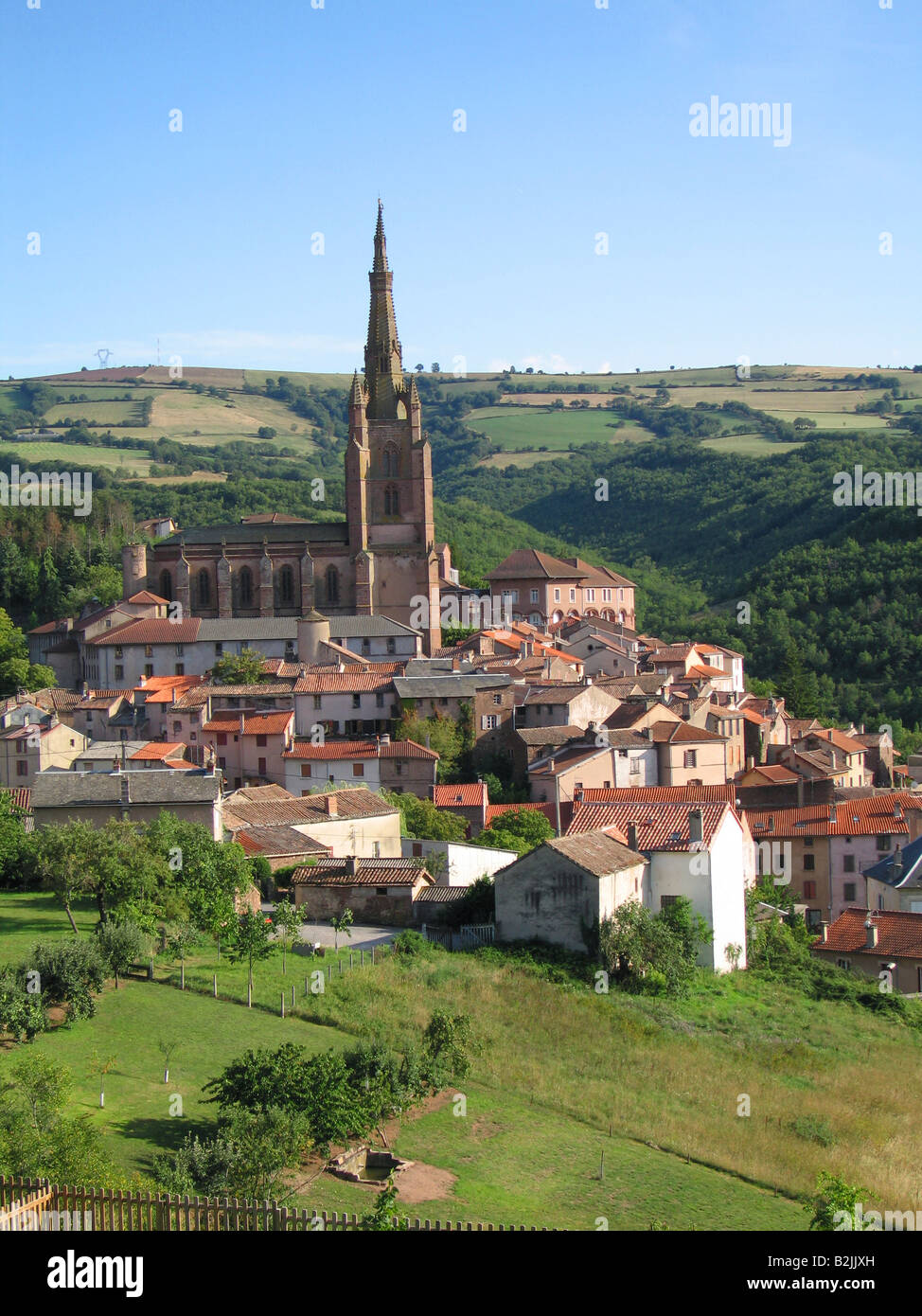 village of Belmont-sur-Rance - France Stock Photo - Alamy