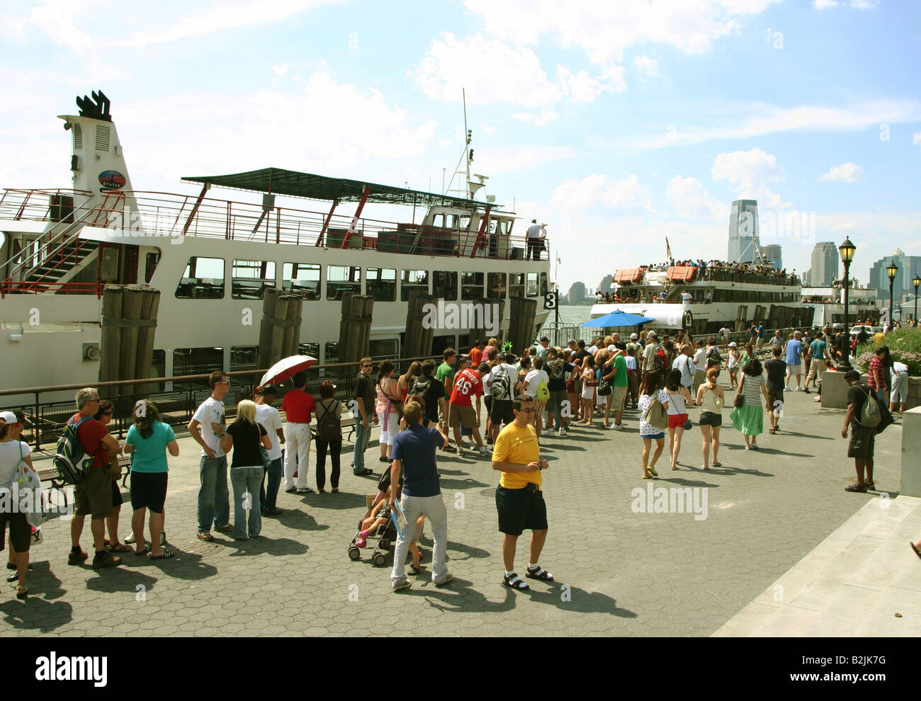 Battery Park Dock Stock Photo - Alamy