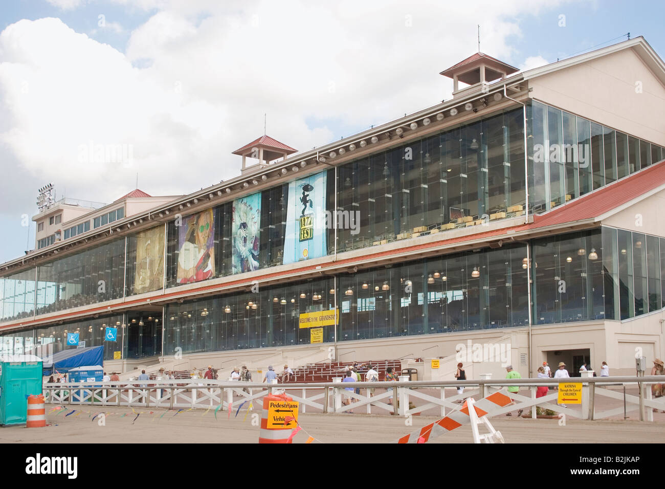 Grandstand at the Fairgrounds. New Orleans Jazz & Heritage Festival ...