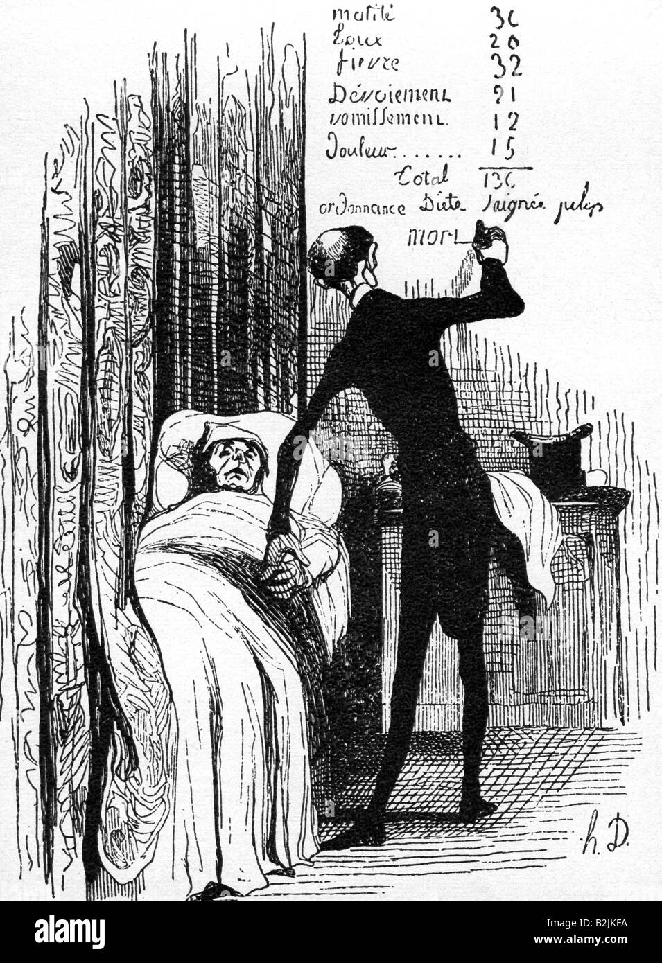 Caricature By Honore Daumier Stock Photos & Caricature By Honore ...