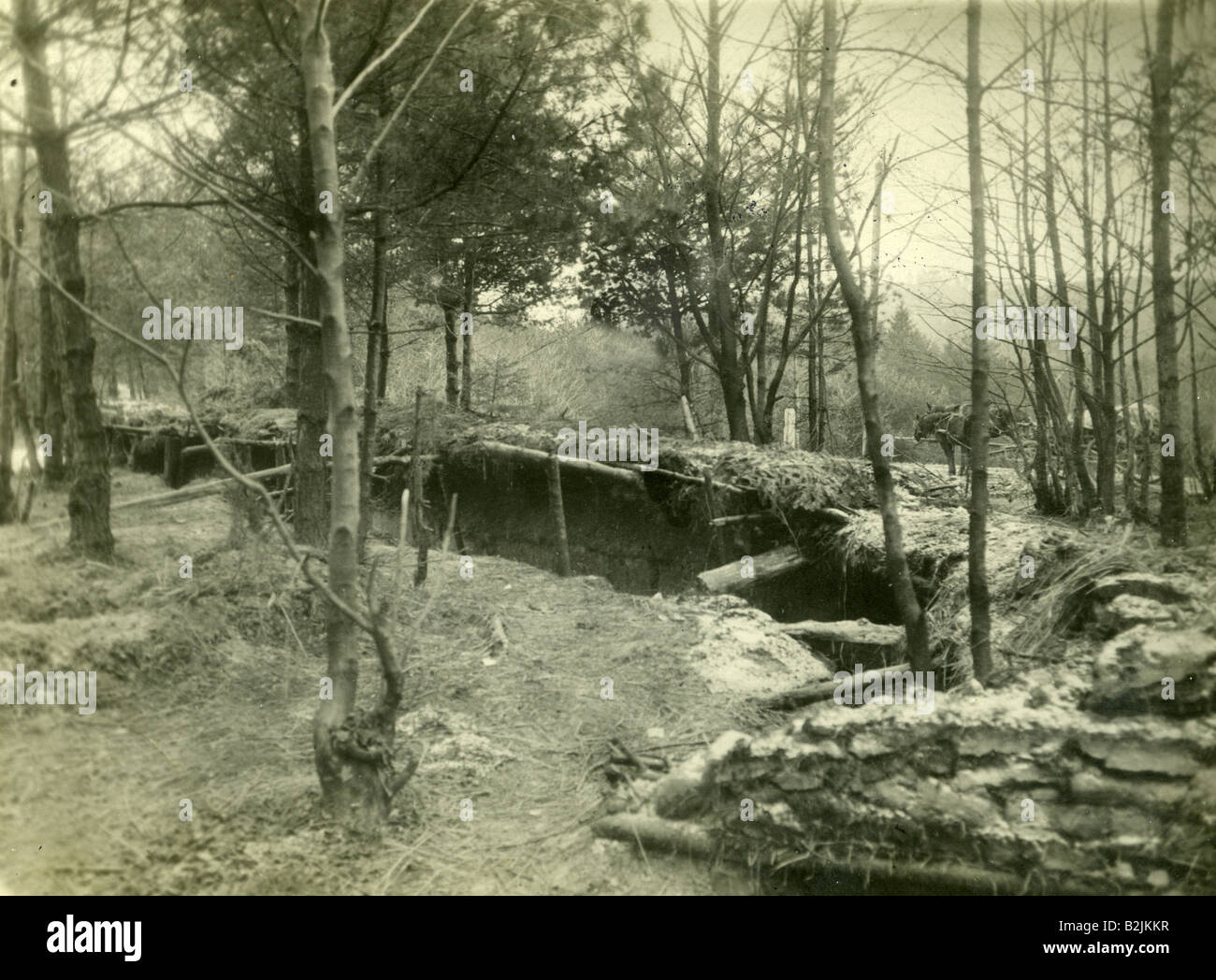 First world war german dugout hi-res stock photography and images - Alamy