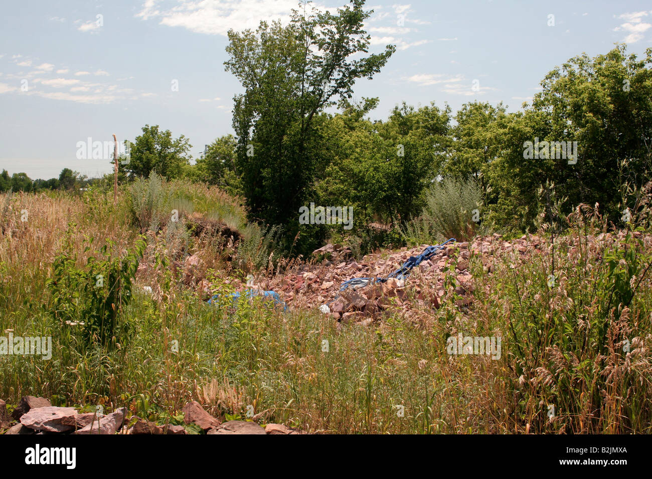 Modern native american quarry Pipestone National Monument Stock Photo ...