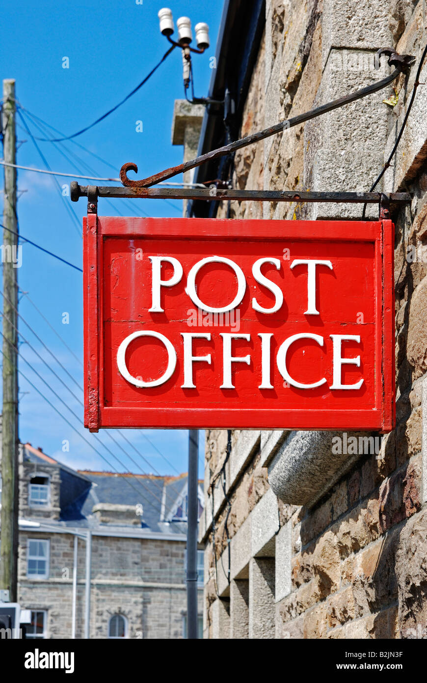 an old fashioned post office sign Stock Photo - Alamy