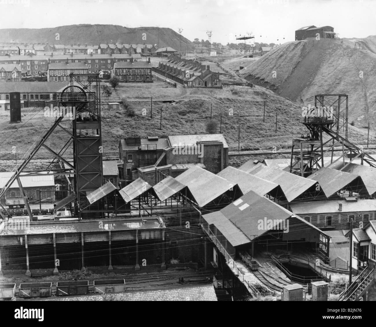 geography / travel, Great Britain, Wales, cities, Bargoes, coal mine ...
