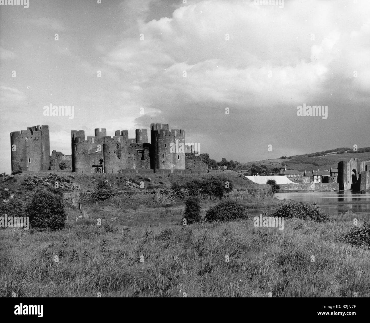 Of caerphilly Black and White Stock Photos & Images - Alamy