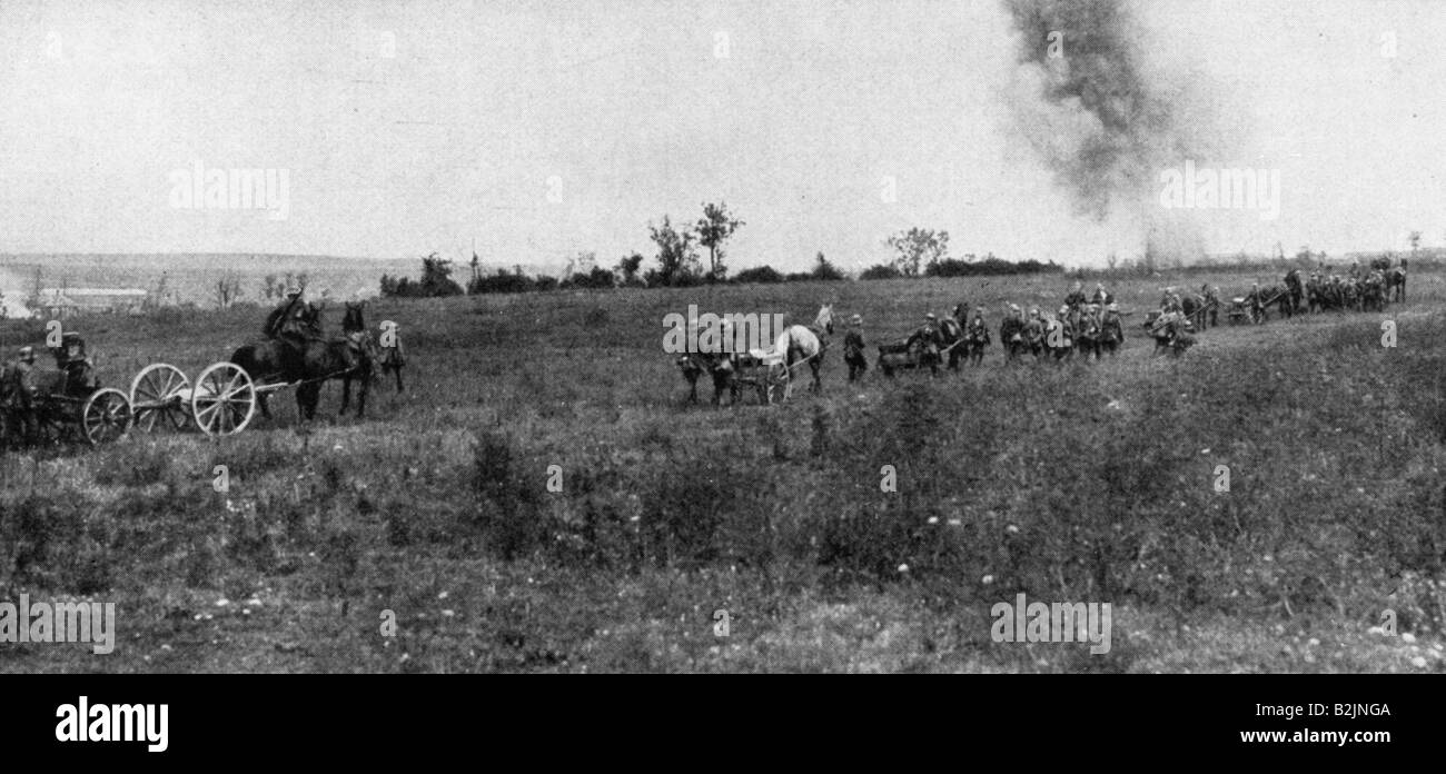 events, First World War / WWI, Western Front, German spring offensive ...