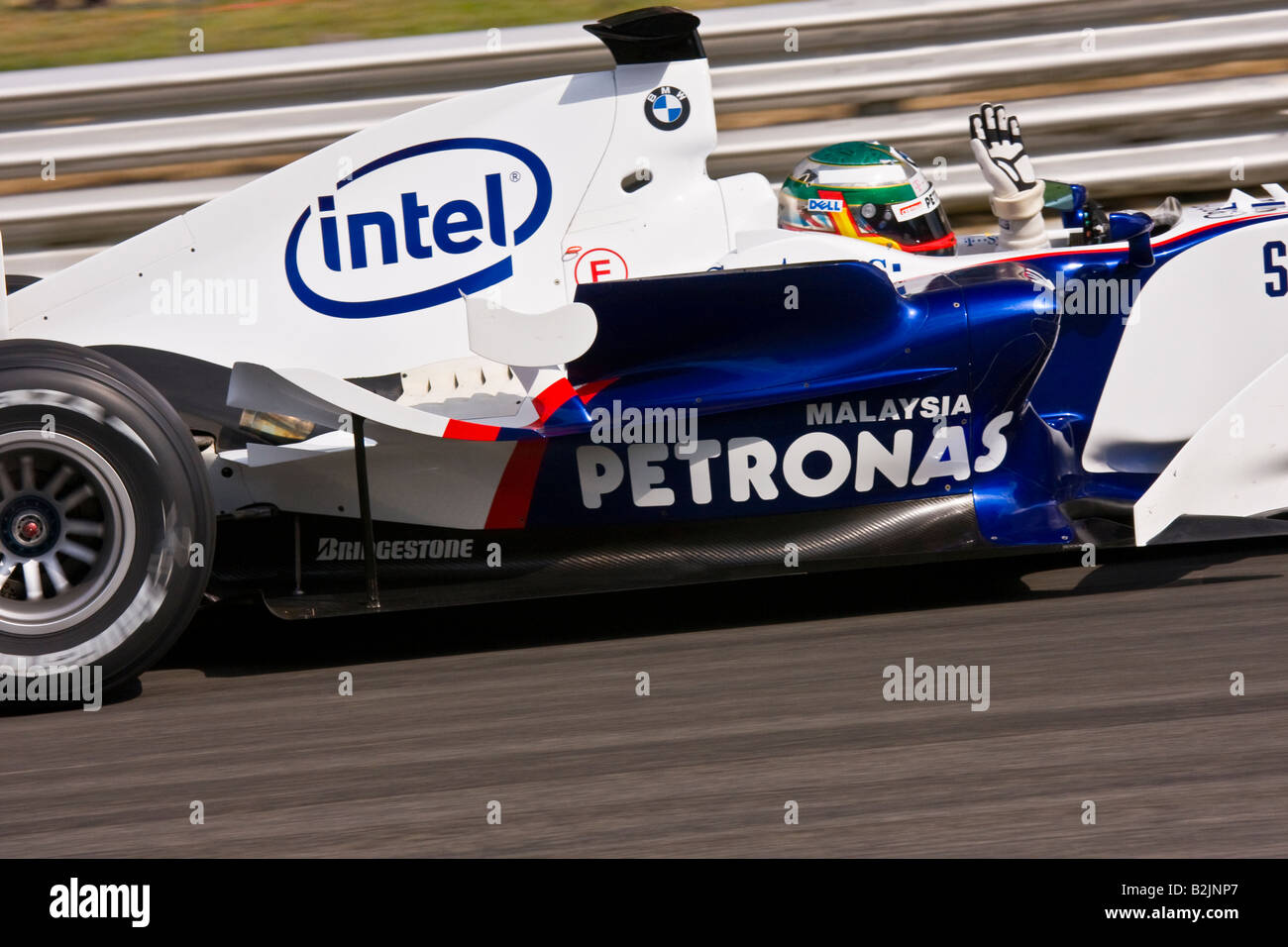 FIA WTCC - F1 demonstration - Andy Priaulx Stock Photo - Alamy