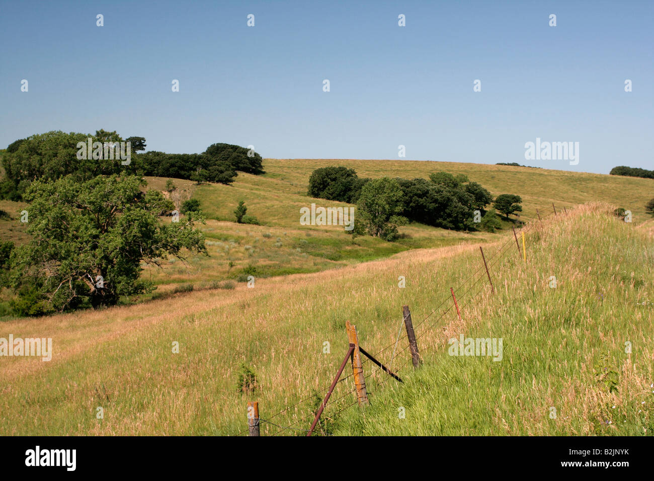 Loess covered hills of western Iowa Stock Photo - Alamy