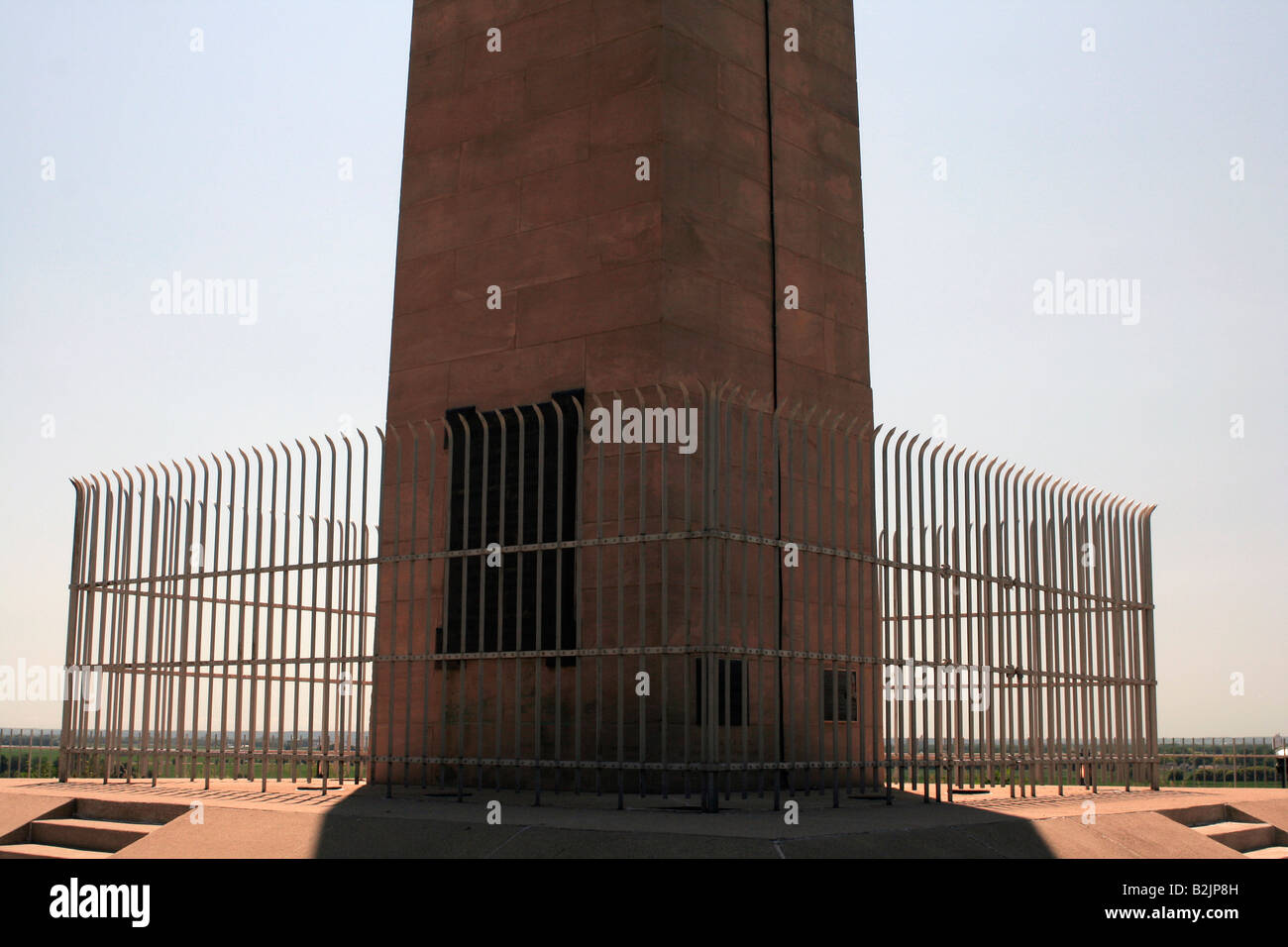 Base of Sergant Floyd Monument Sioux City Iowa Stock Photo - Alamy
