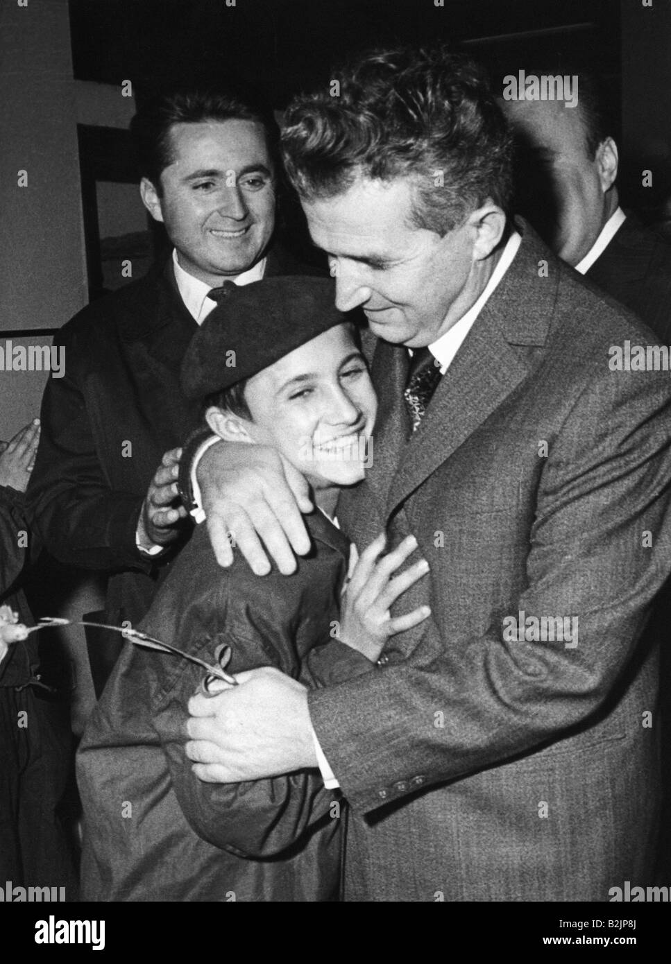Visit president ceausescu hi-res stock photography and images - Alamy